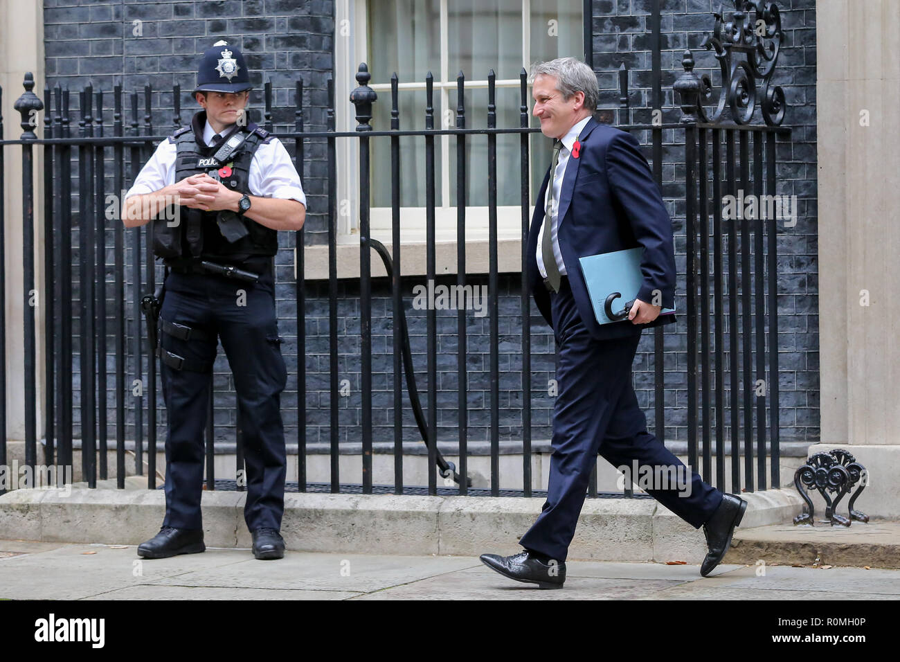 Downing Street London Uk 6 Nov 2018 Damian Hinds Secretary Of