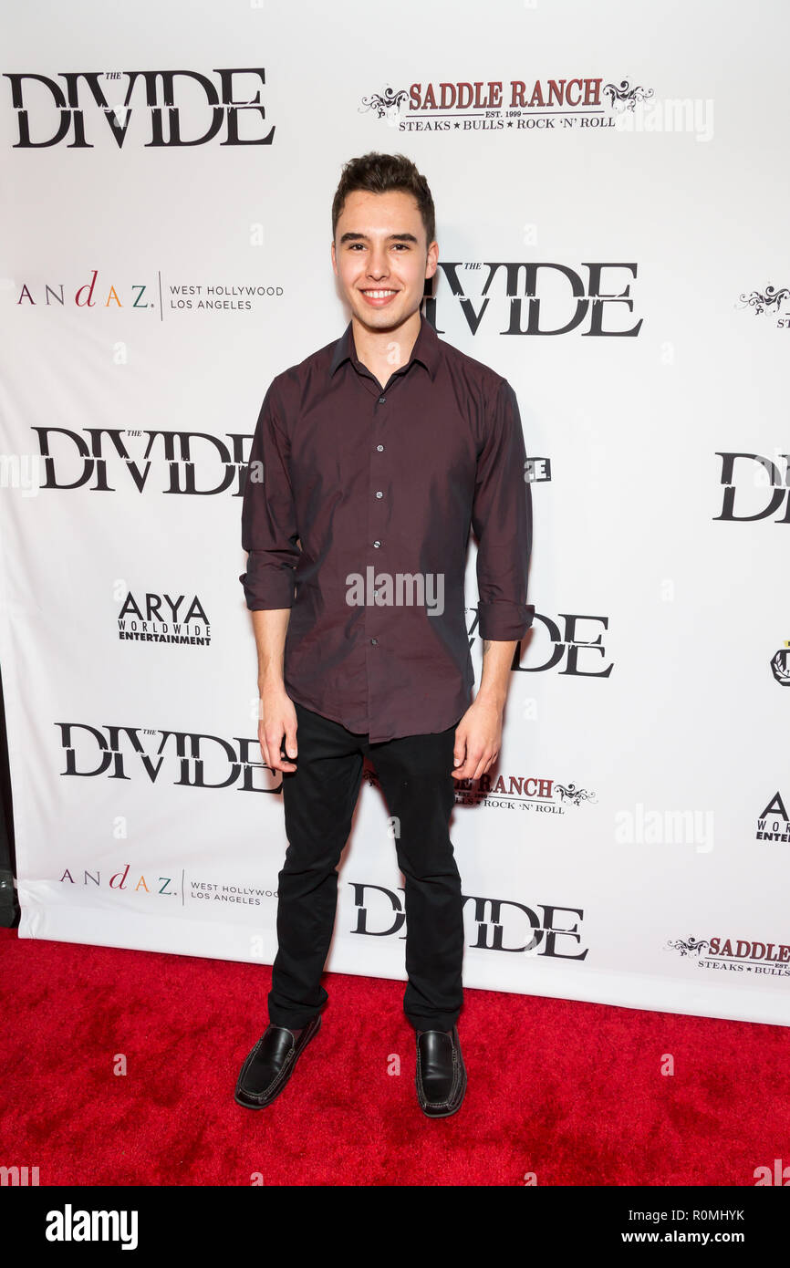 Los Angeles, USA. 05th November, 2018. Evan Henzi attends Los Angeles ...