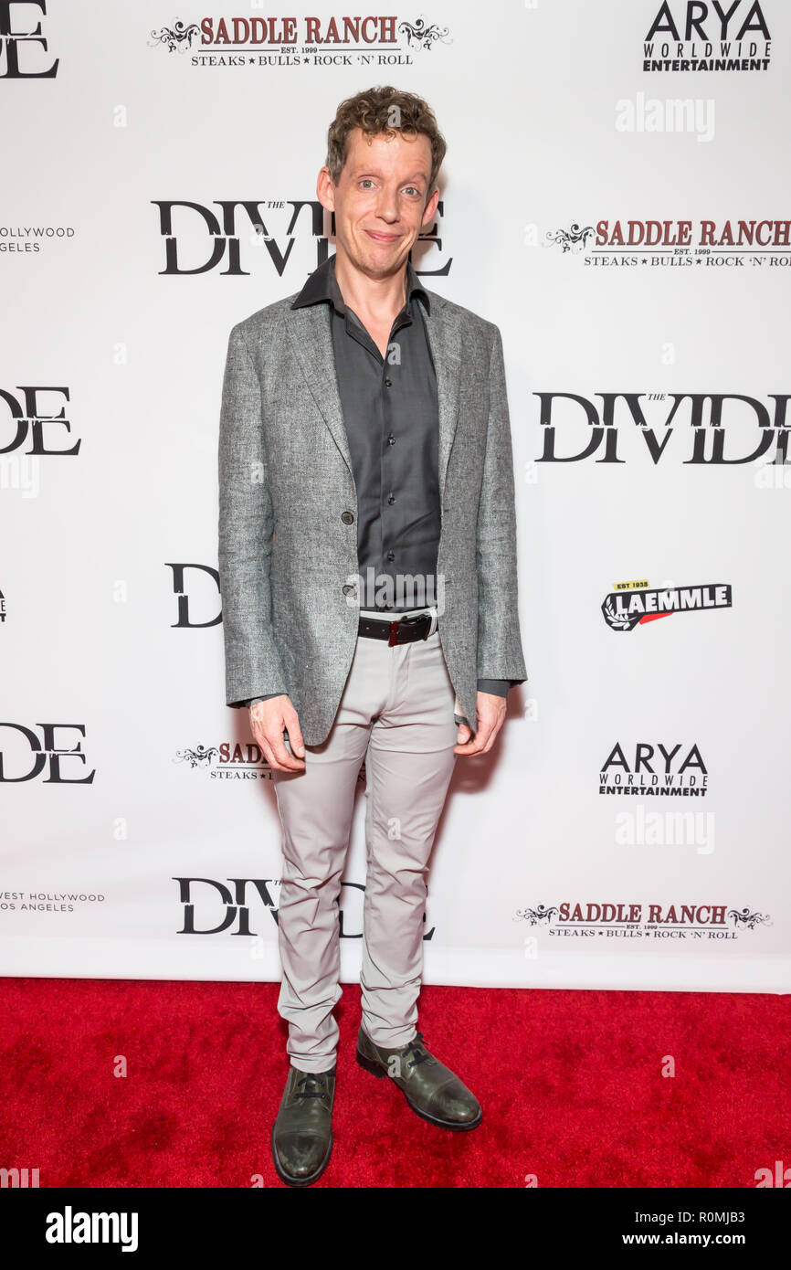 Los Angeles, USA. 05th November, 2018. Actor Jon Paul Burkhart attends ...