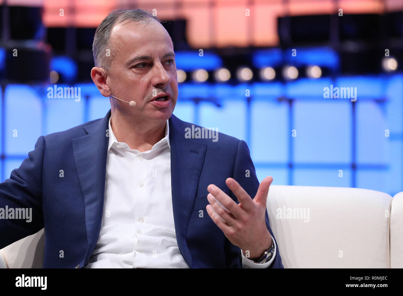 Lisbon, Portugal. 6th Nov, 2018. Volkswagen' s Group CIO Martin Hofmann ...