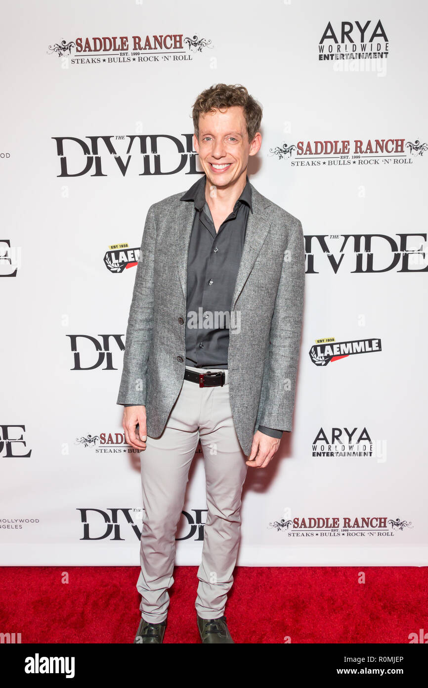 Los Angeles, USA. 05th November, 2018. Actor Jon Paul Burkhart attends ...