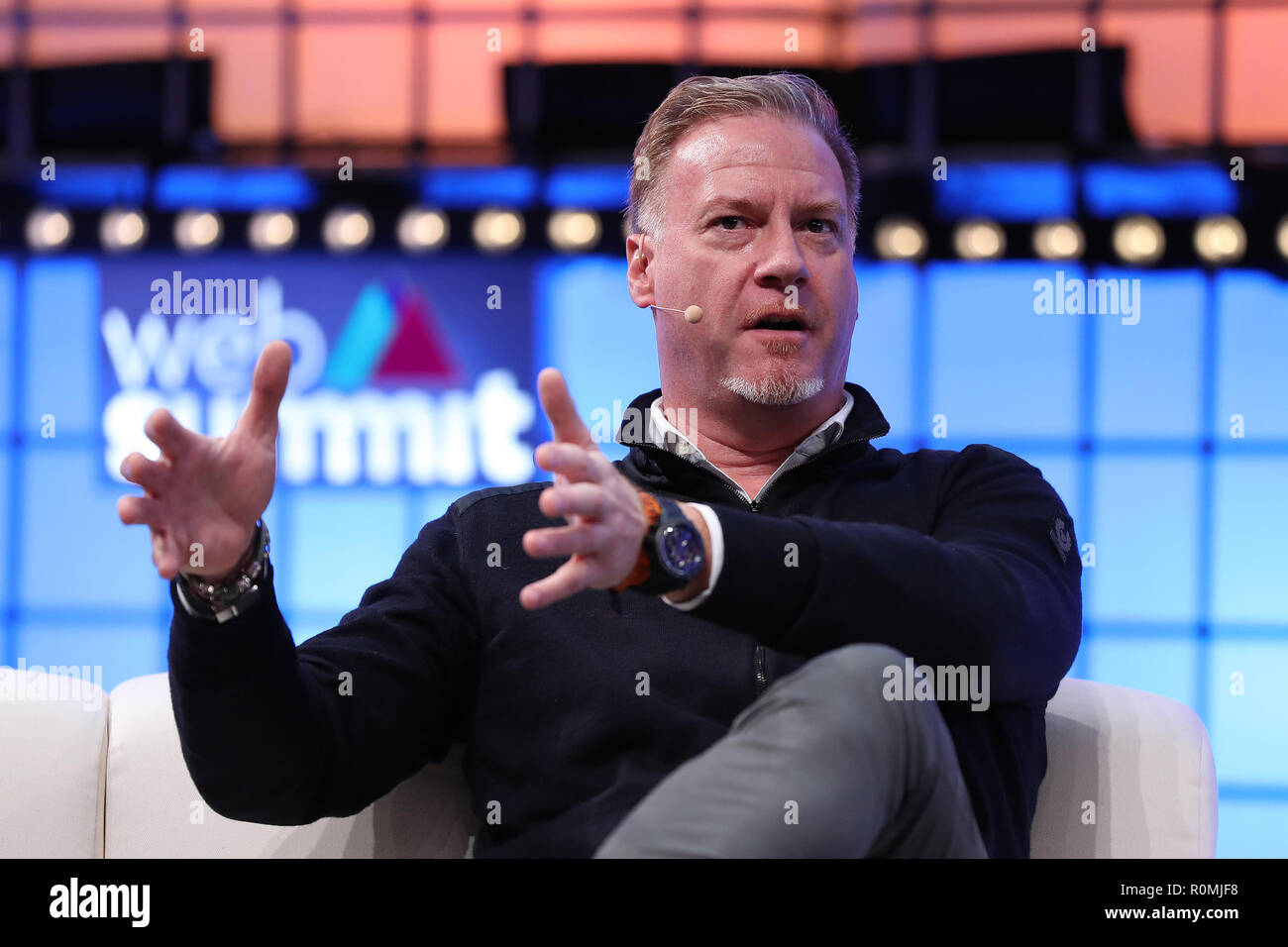 Lisbon, Portugal. 6th Nov, 2018. Aston Martin Lagonda's Chief Creative ...