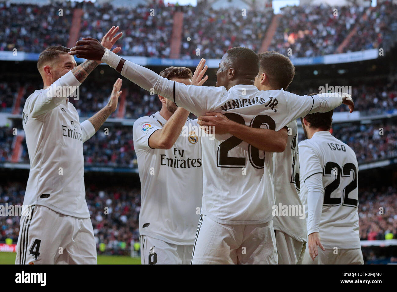 Real madrid goal celebration hi-res stock photography and images - Alamy