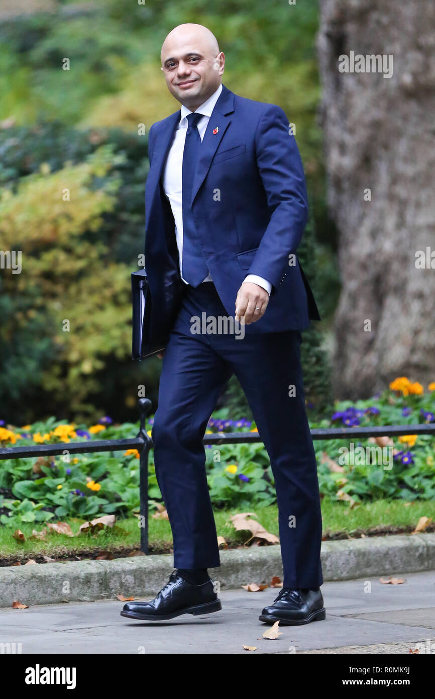 Home secretary sajid javid arrive hi-res stock photography and images ...