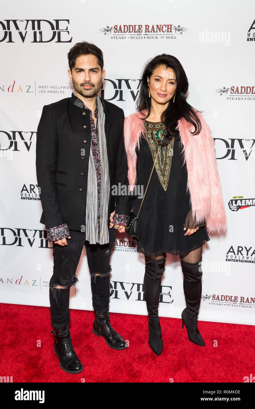 Los Angeles, USA. 05th November, 2018. Brayden Pierce (left) and Kelly ...
