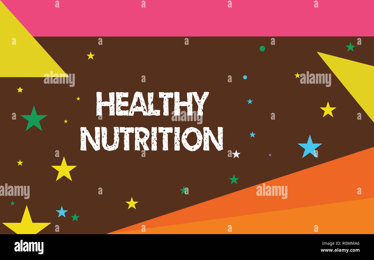 Writing note showing Healthy Nutrition. Business photo showcasing ...