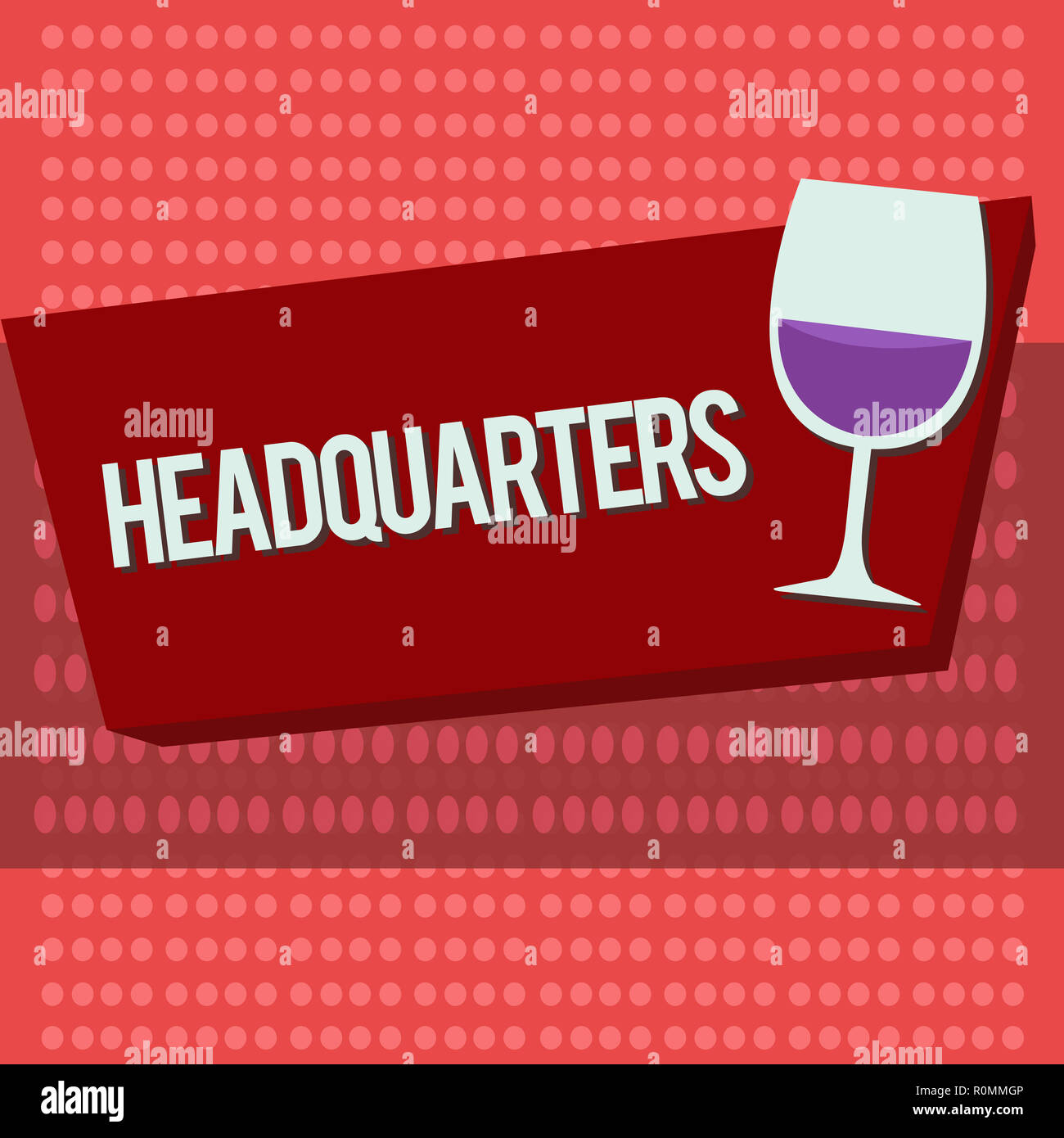 Text sign showing Headquarters. Conceptual photo Main offices Premises ...