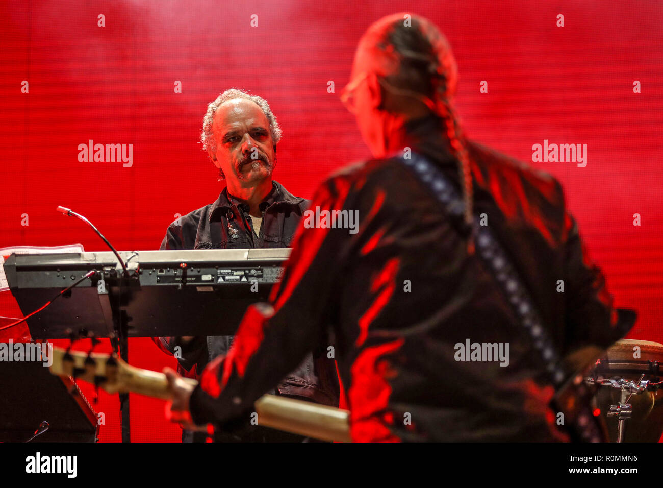 Diego Herrera de la banda de rock Caifanes en el festival Tecate Sonoro ...