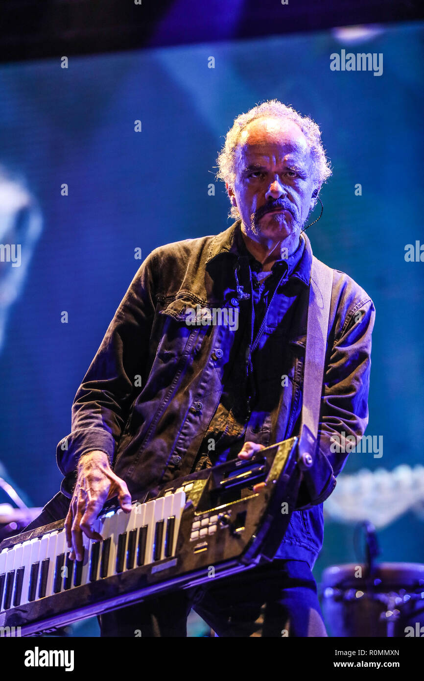 Diego Herrera de la banda de rock Caifanes en el festival Tecate Sonoro ...