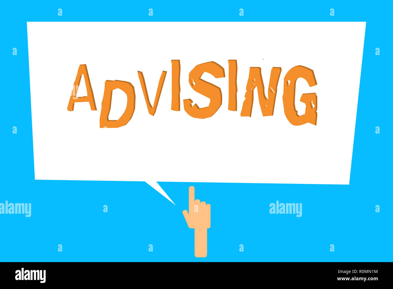 Conceptual hand writing showing Advising. Business photo showcasing ...