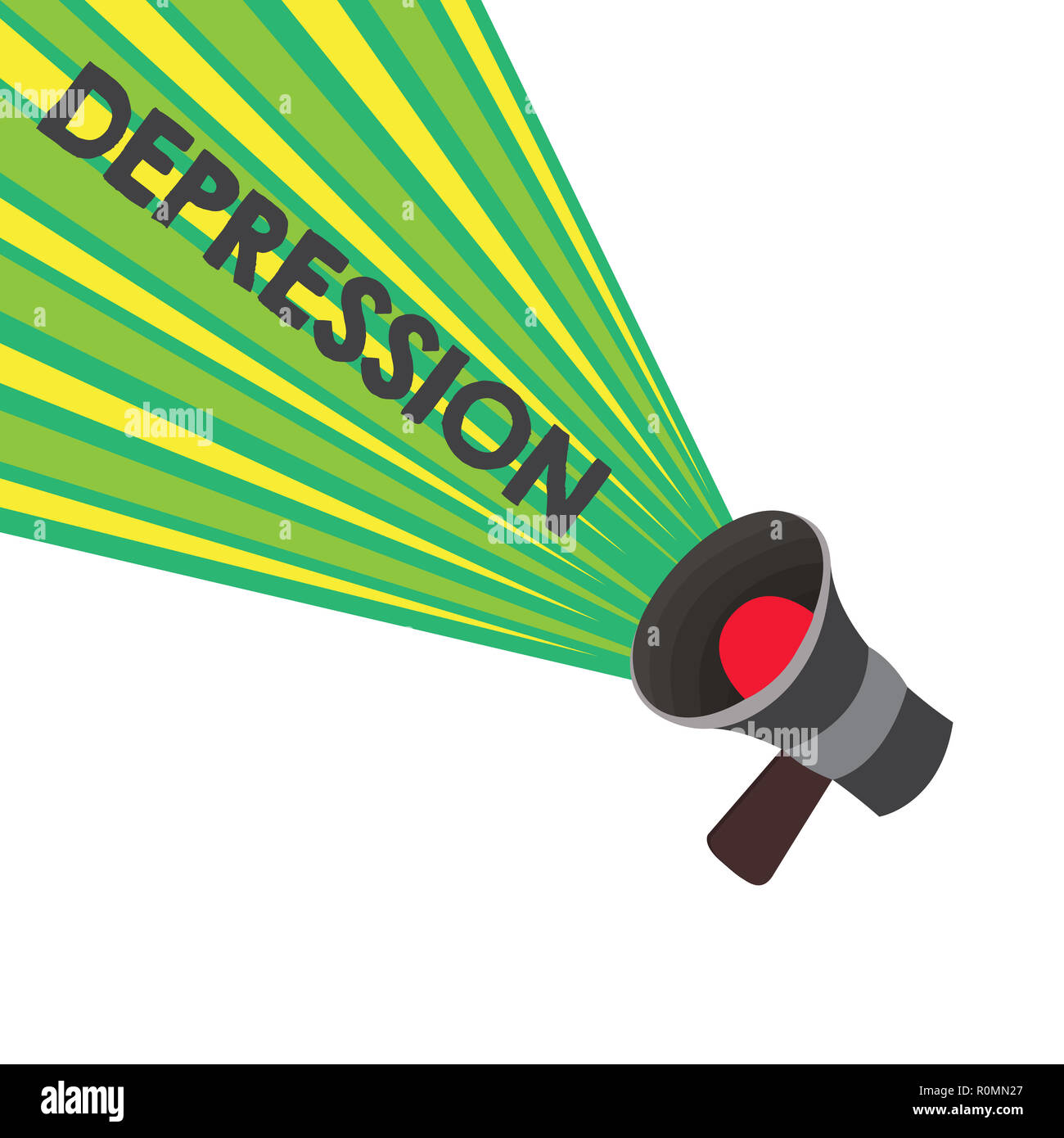 Conceptual hand writing showing Depression. Business photo text ...