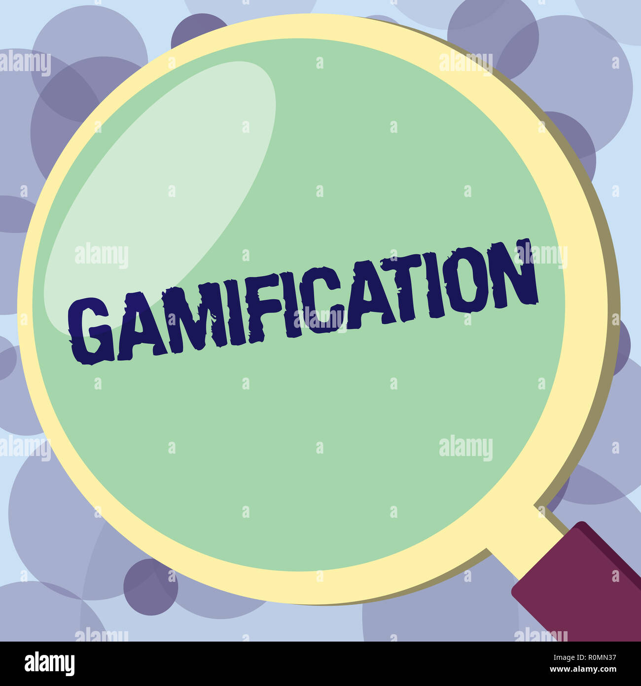 Text sign showing Gamification. Conceptual photo Application of typical ...
