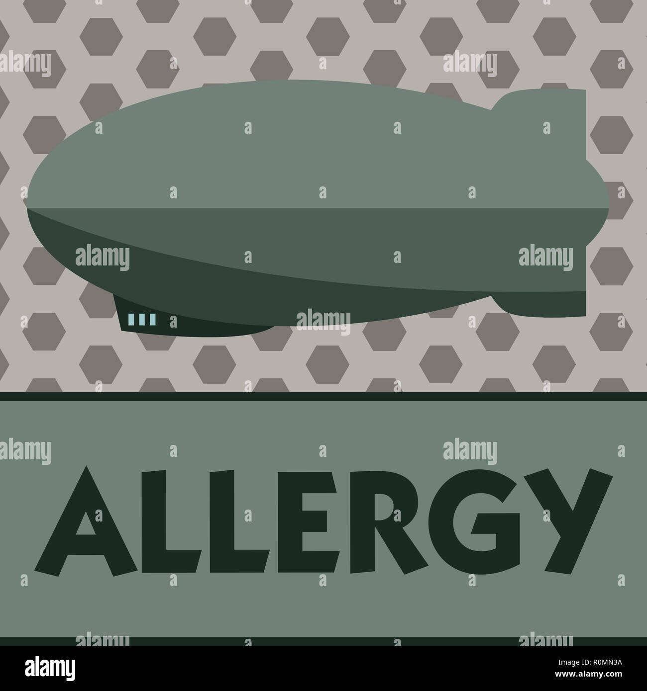 Word writing text Allergy. Business concept for Hypersensitive of the ...