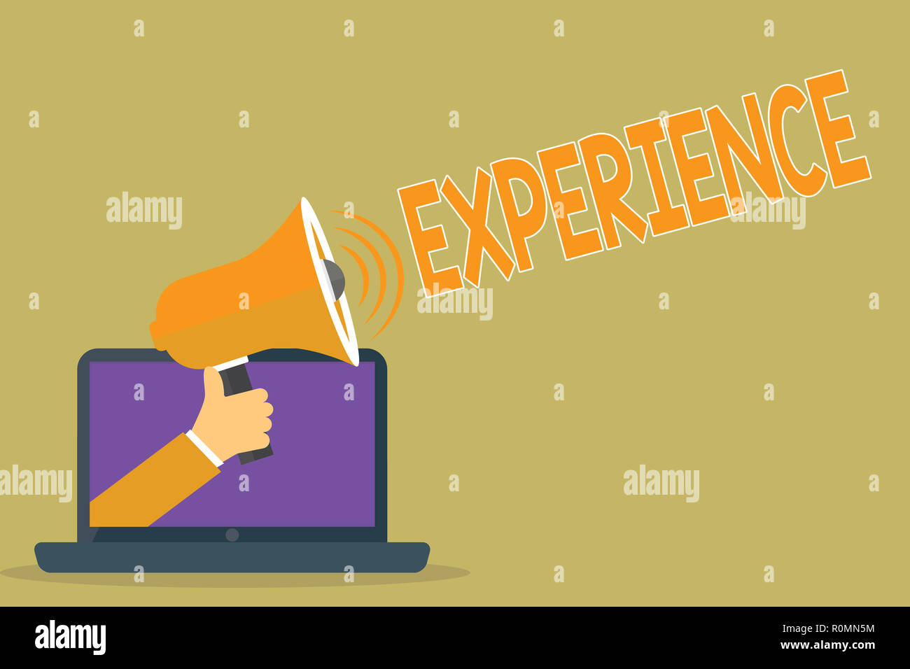 Text sign showing Experience. Conceptual photo Practical knowledge ...