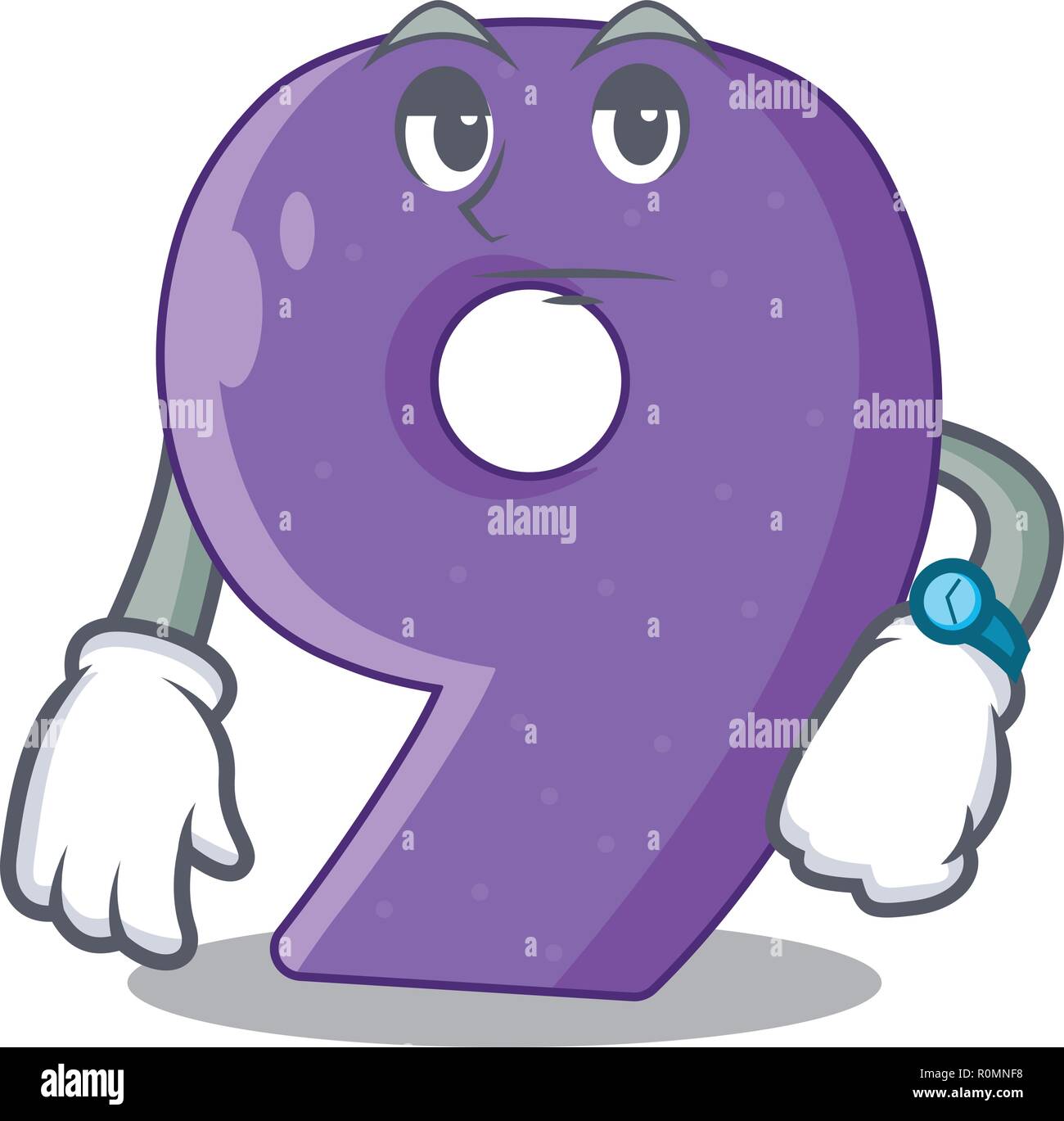 Waiting digit number Stock Vector Images - Alamy