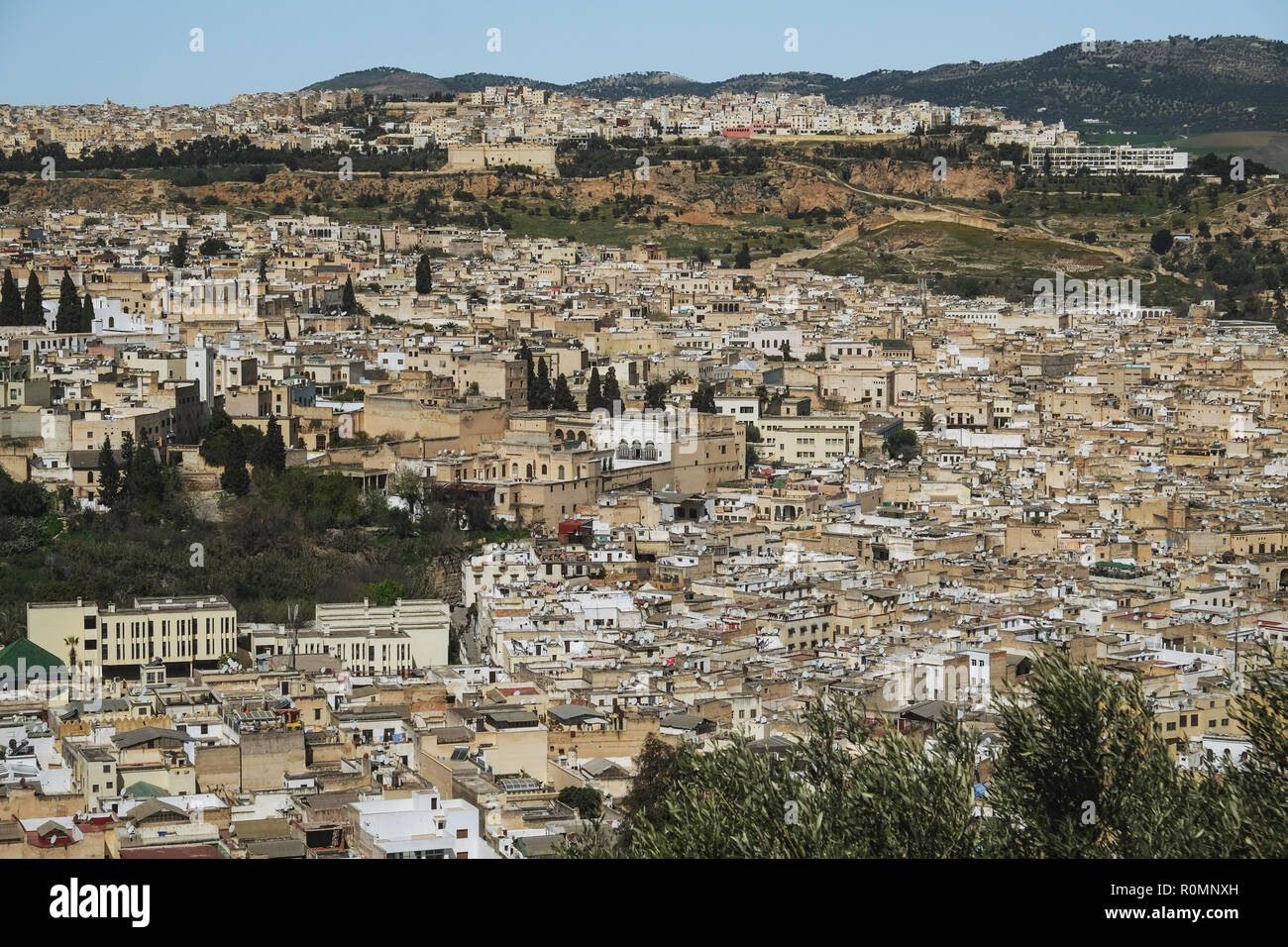 Medina fez aerial hi-res stock photography and images - Alamy