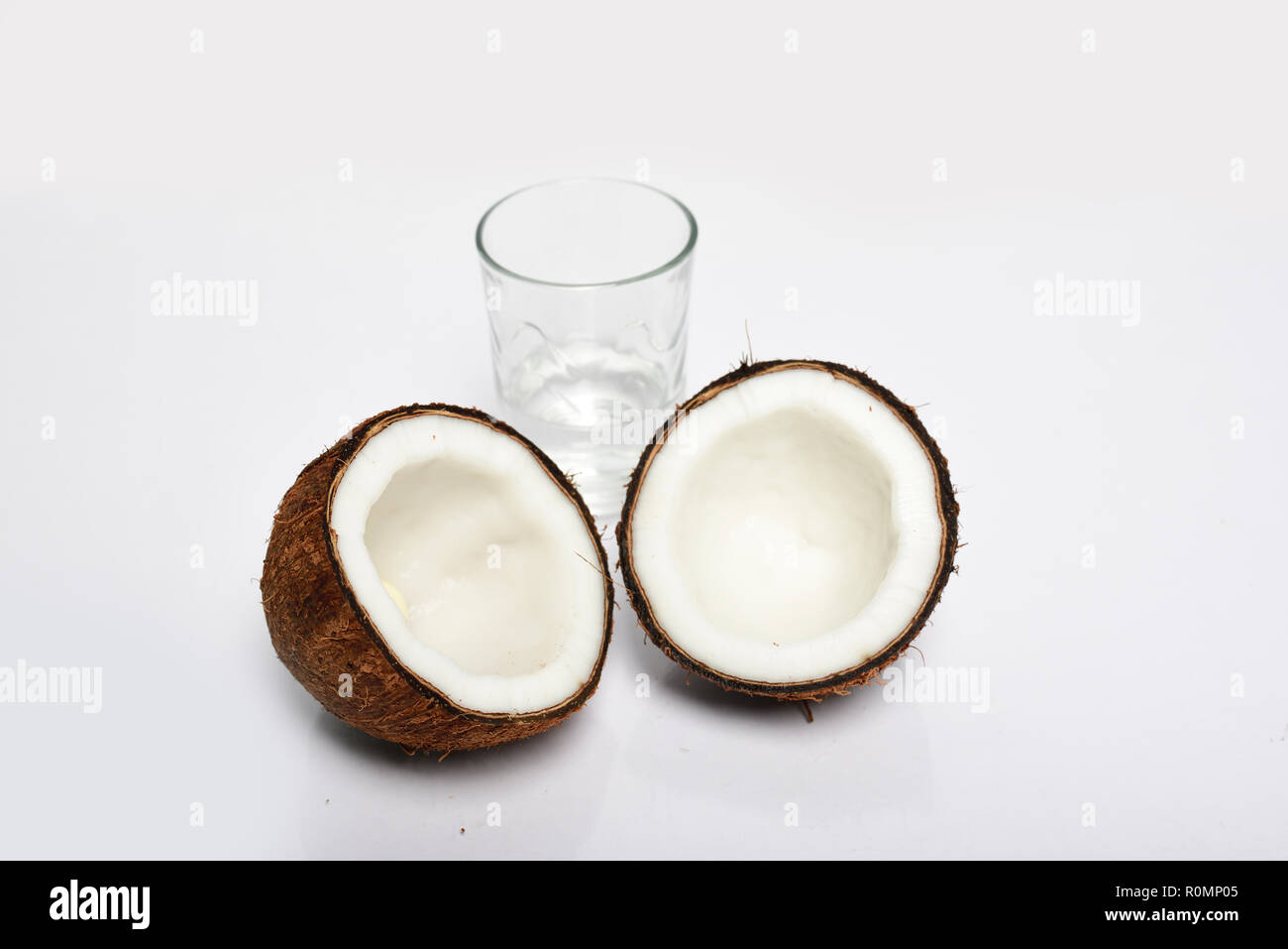 Broken coconut hi-res stock photography and images - Alamy