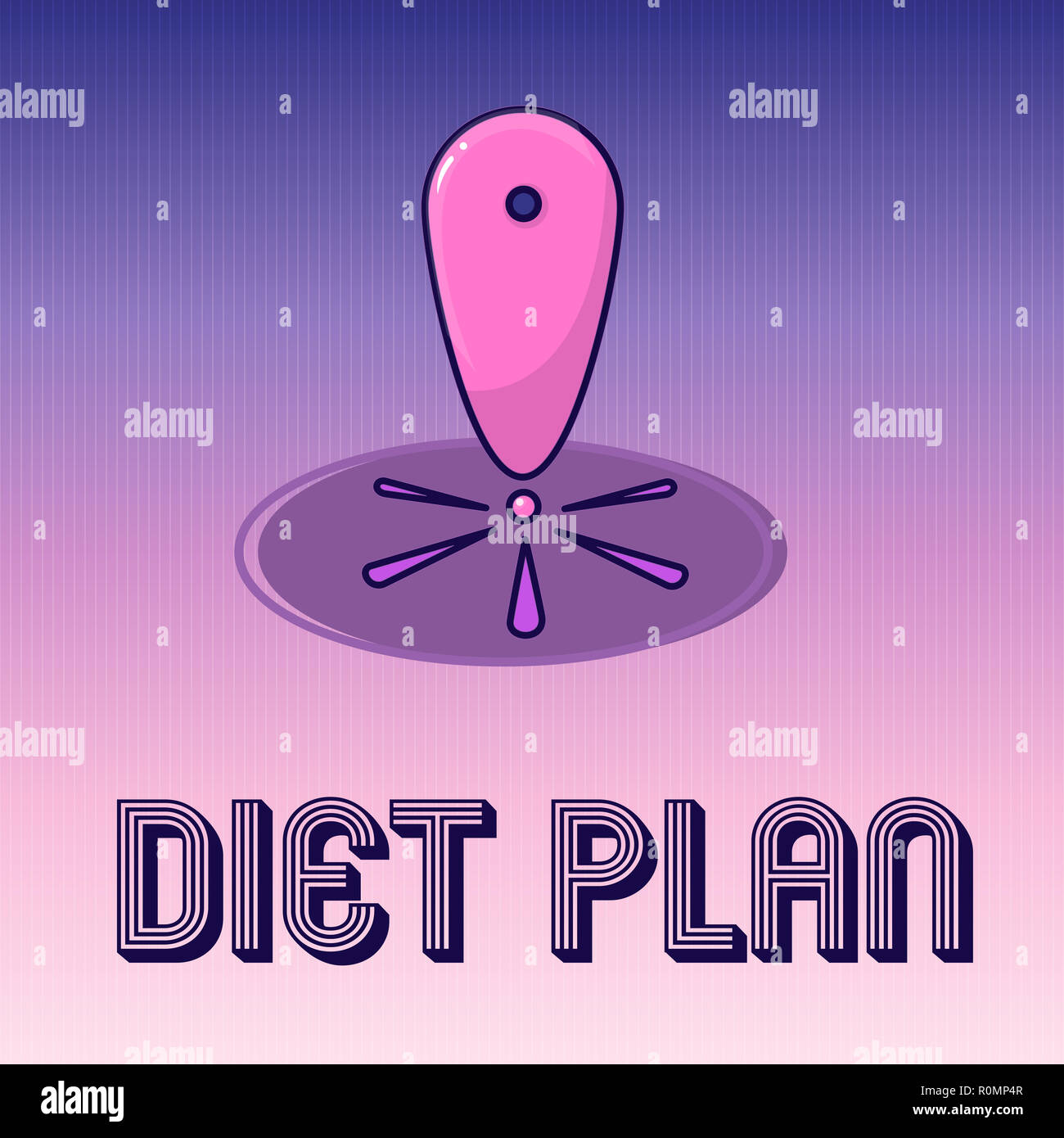 Handwriting text writing Diet Plan. Concept meaning Use of specific ...