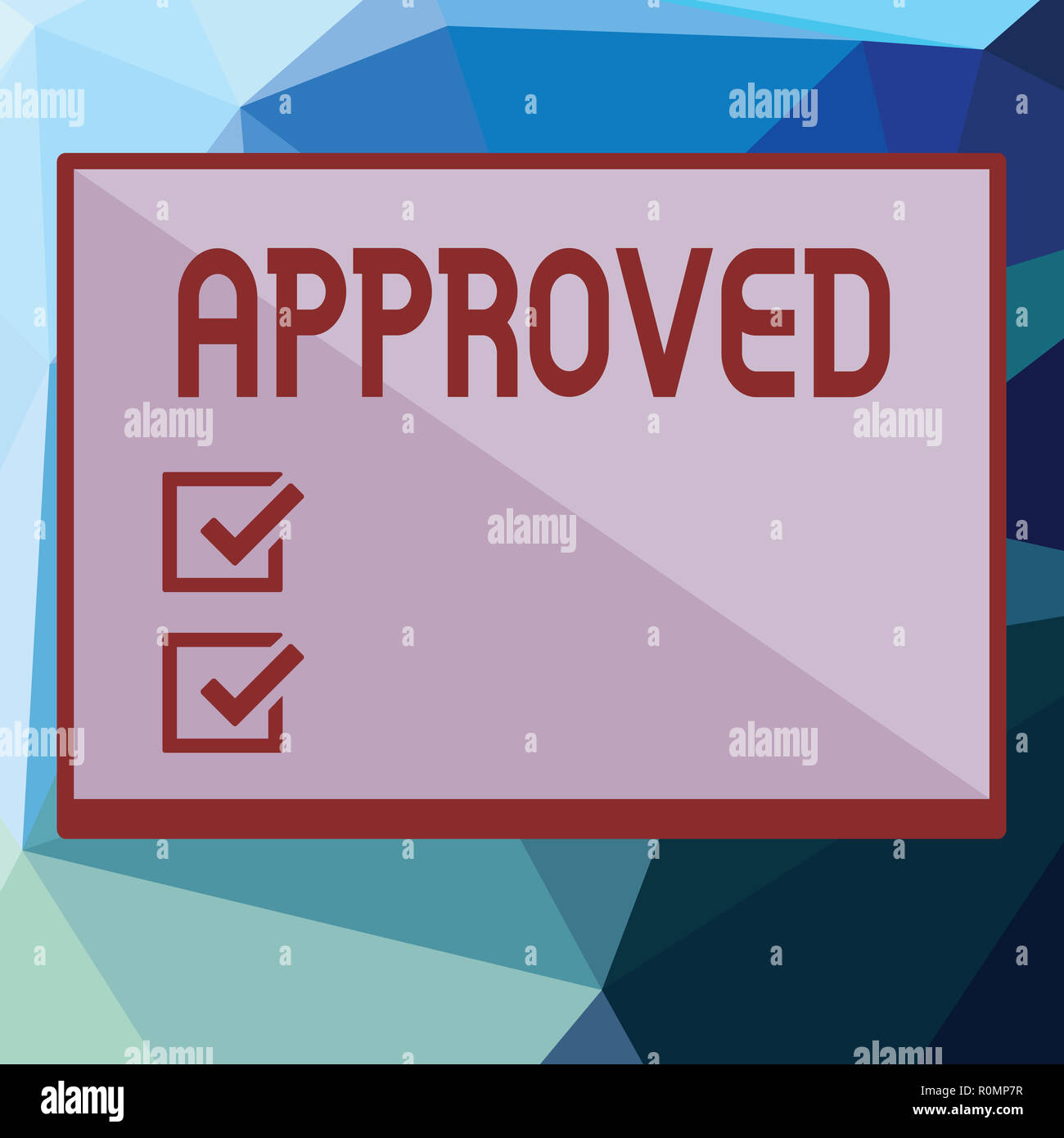 Writing note showing Approved. Business photo showcasing Approval ...