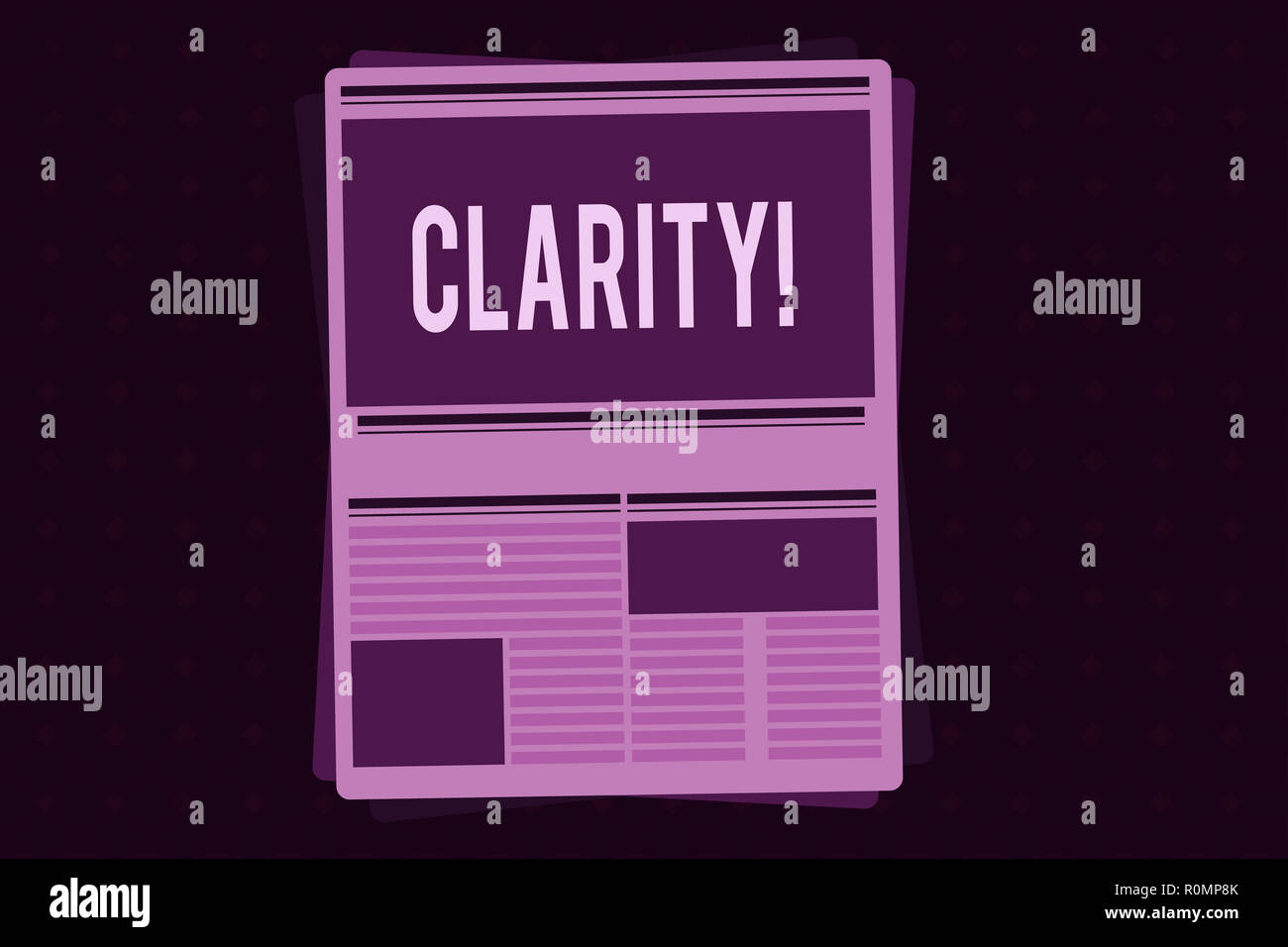 Conceptual hand writing showing Clarity. Business photo showcasing ...