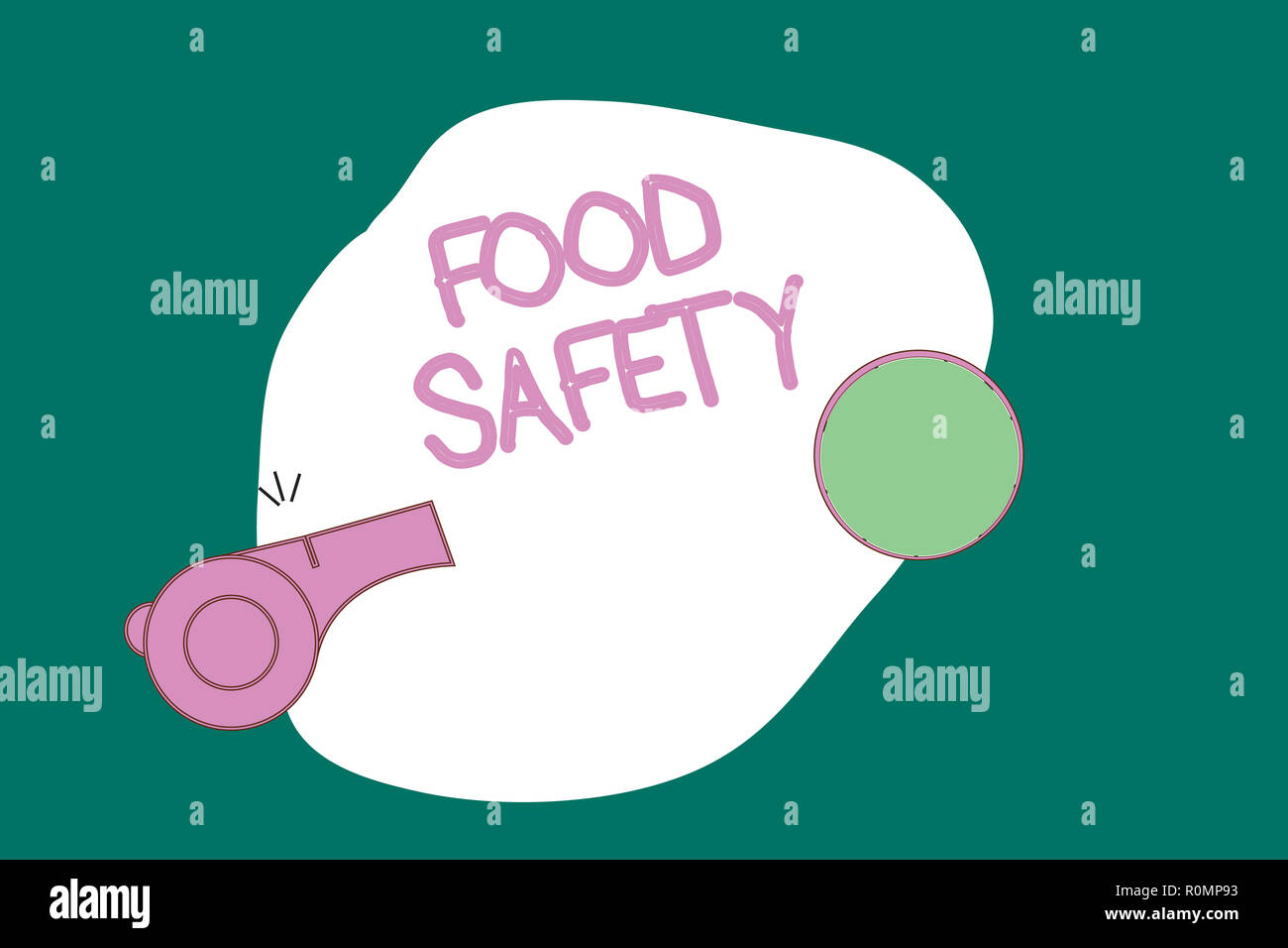 Writing note showing Food Safety. Business photo showcasing Conditions ...