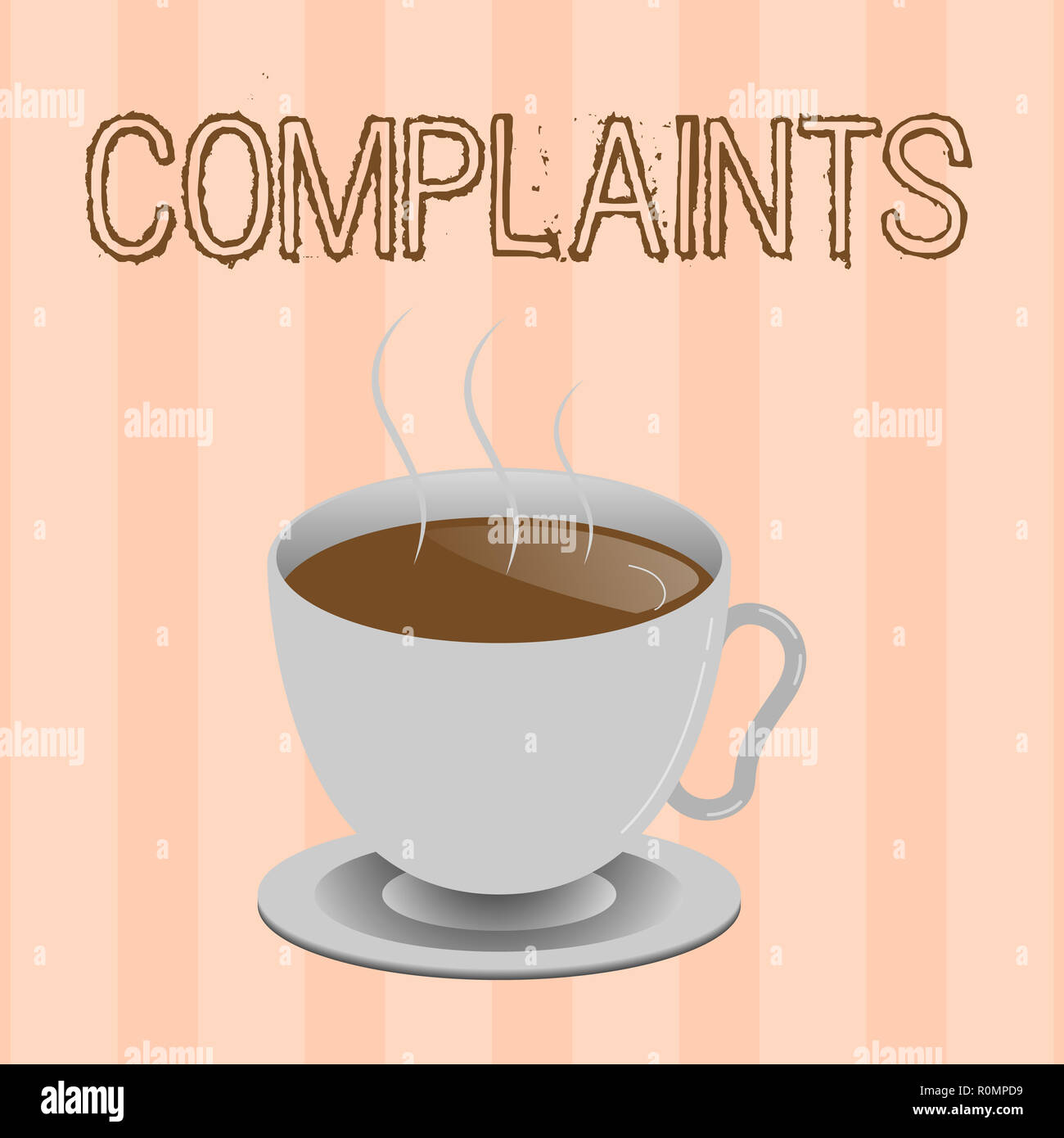 Text sign showing Complaints. Conceptual photo Statement that something ...