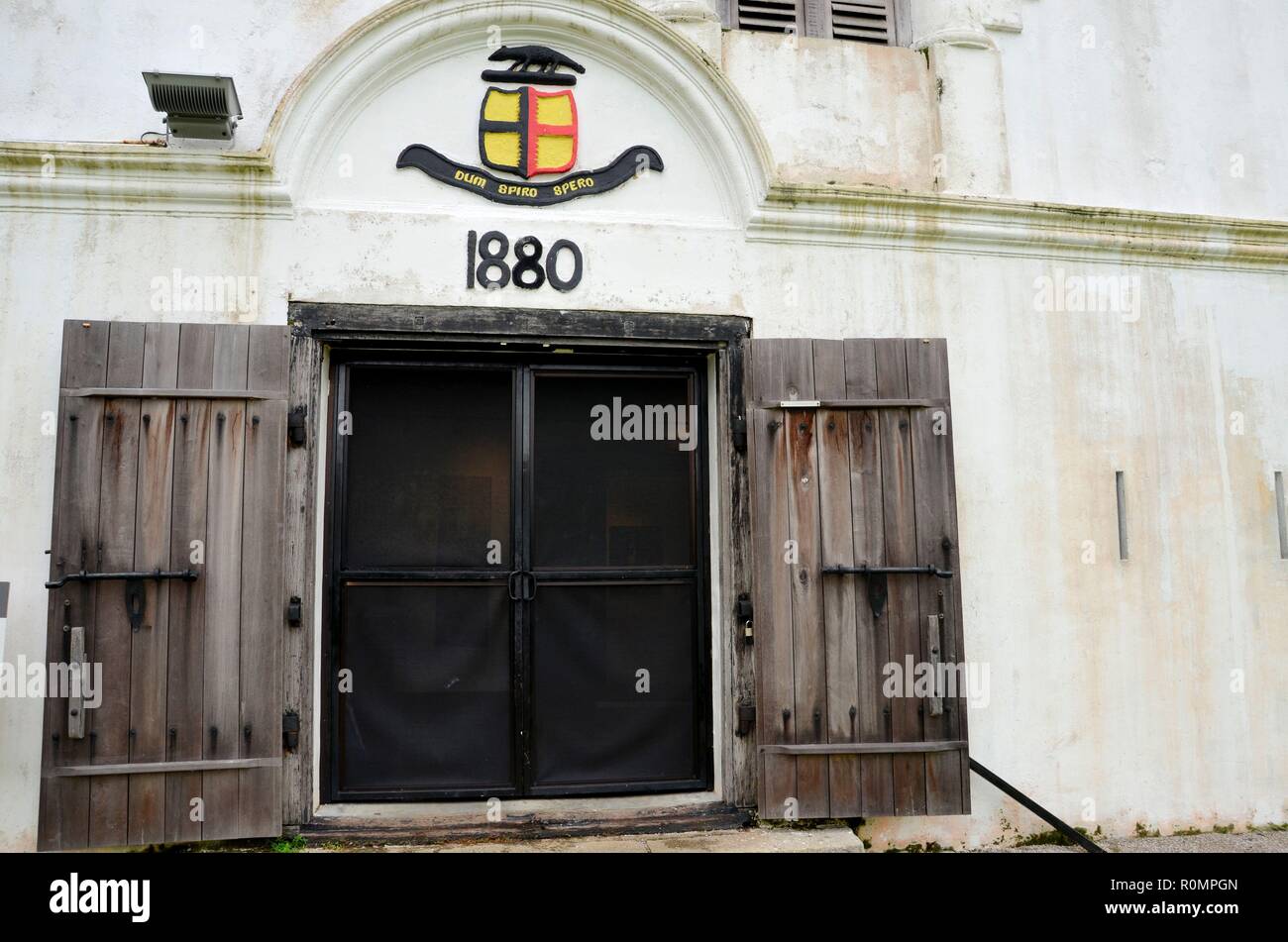 White Rajah of Sarawak Brooke family crest emblem Fort Margherita ...