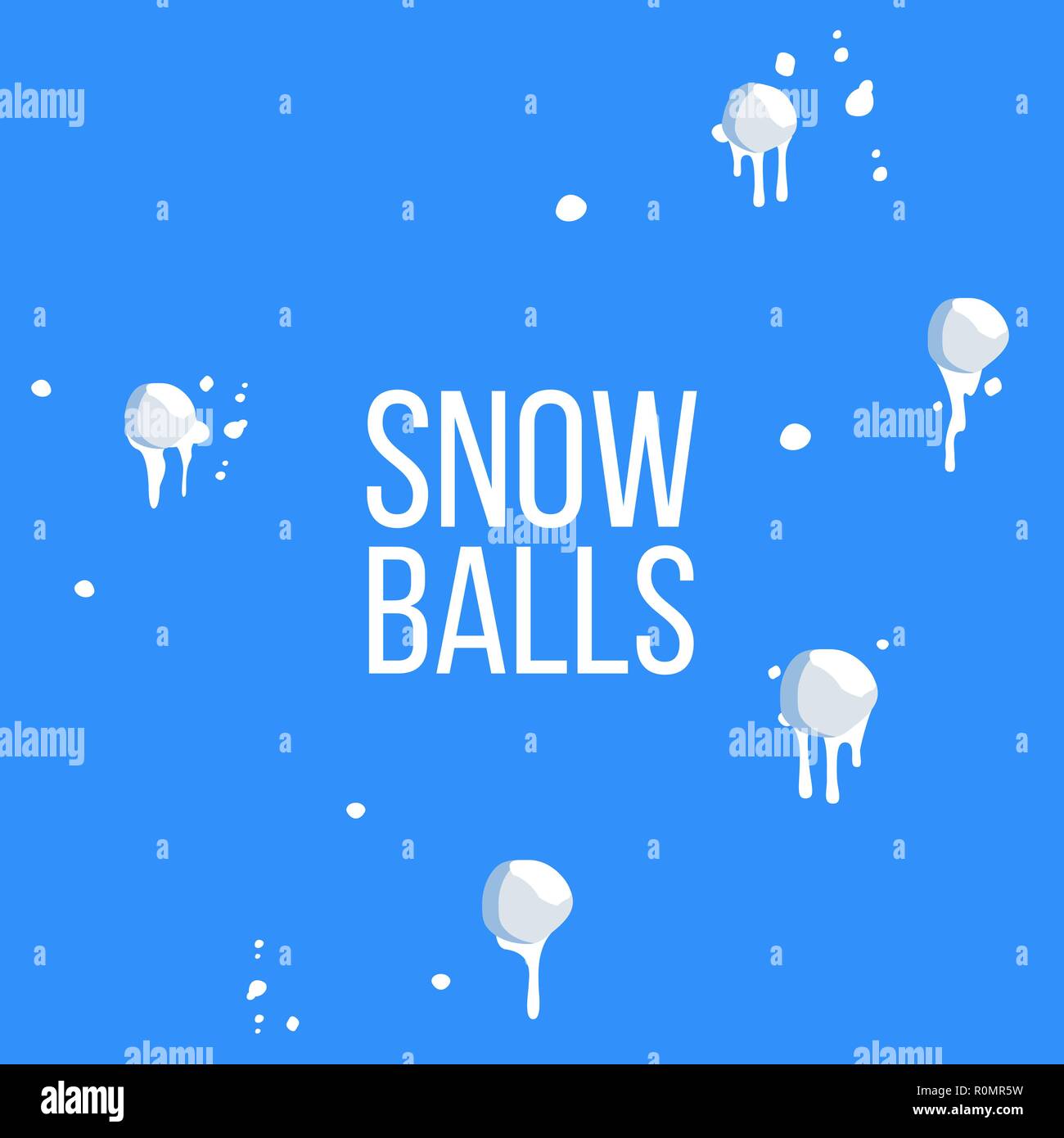 Snowball splash hi-res stock photography and images - Alamy