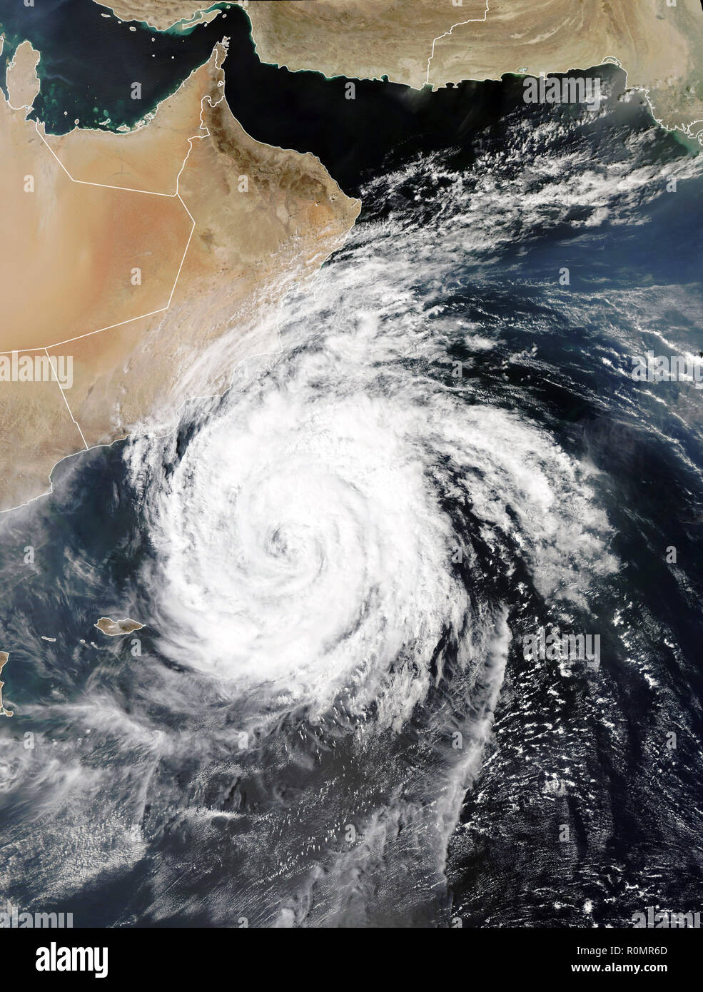 Cyclones Luban and Titli in northern Indian Ocean. Elements of this ...