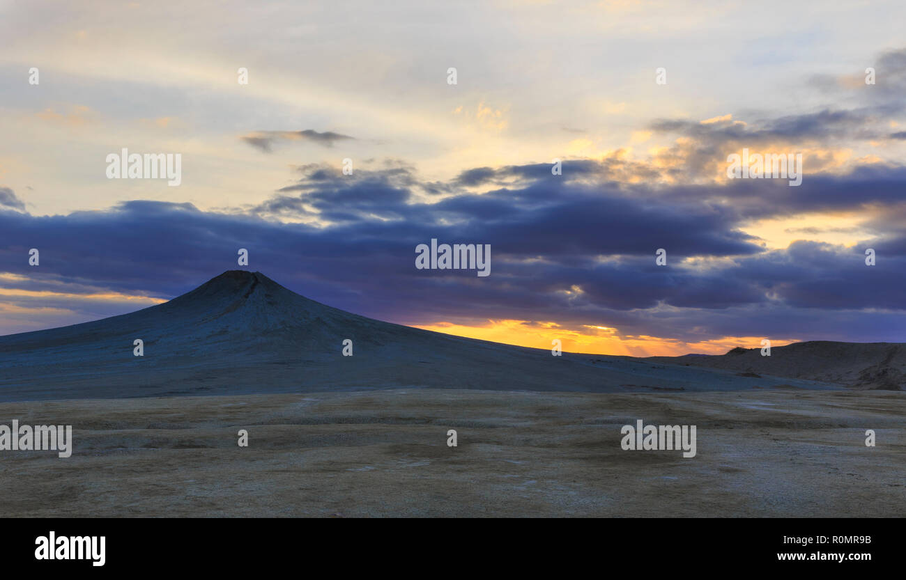 Wallpaper mud volcano hi-res stock photography and images - Alamy