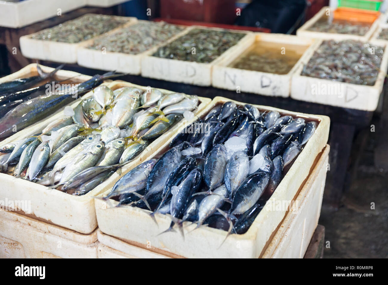 Vietnam fresh food markets hi-res stock photography and images - Alamy