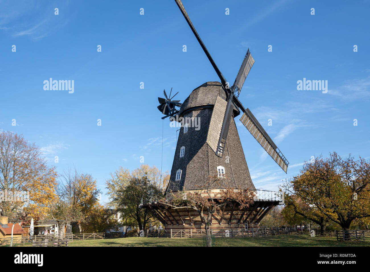 Photography of an old Windmill Stock Photo - Alamy