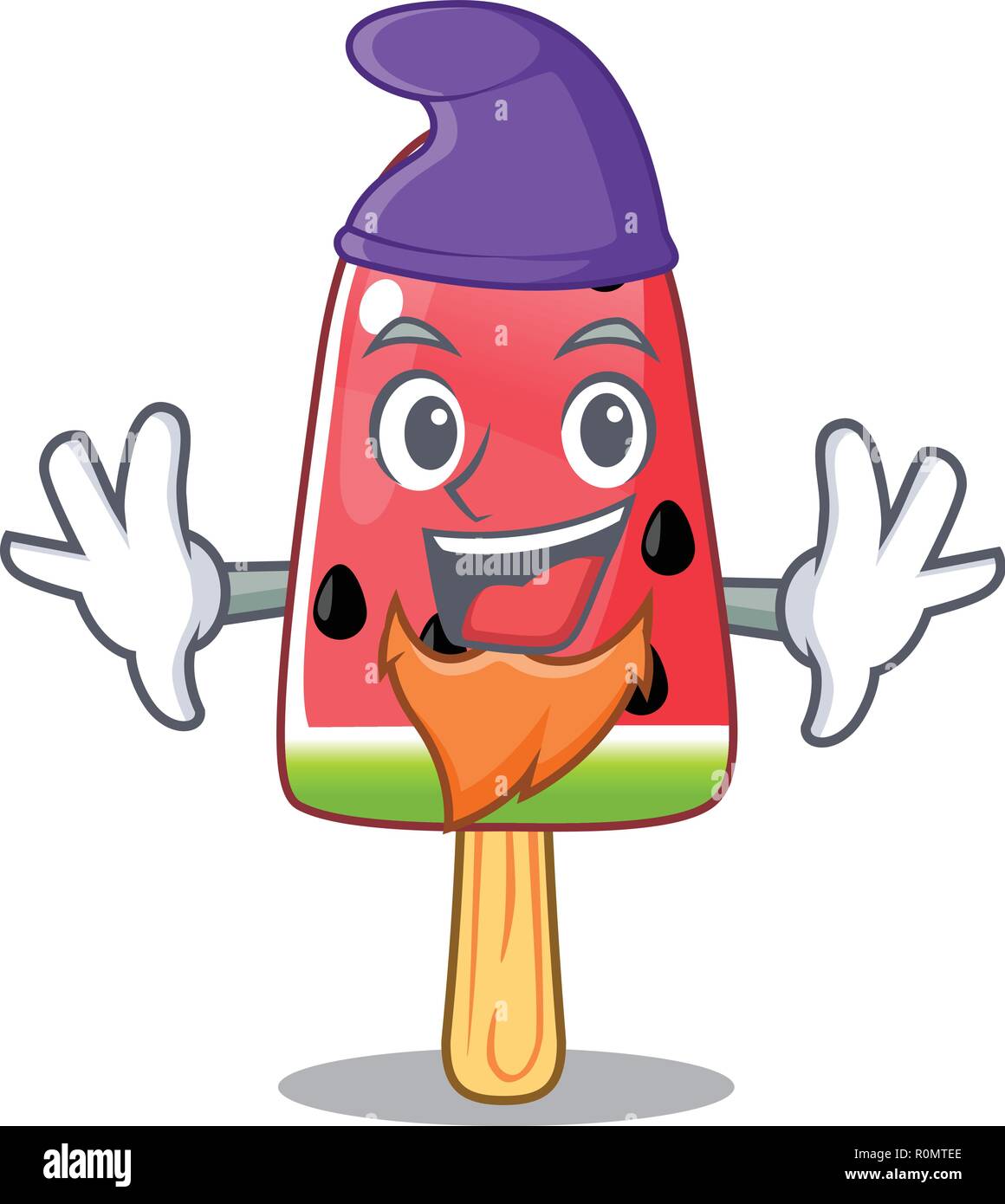 Elf summer watermelon the ice shaped cartoon Stock Vector Image & Art ...