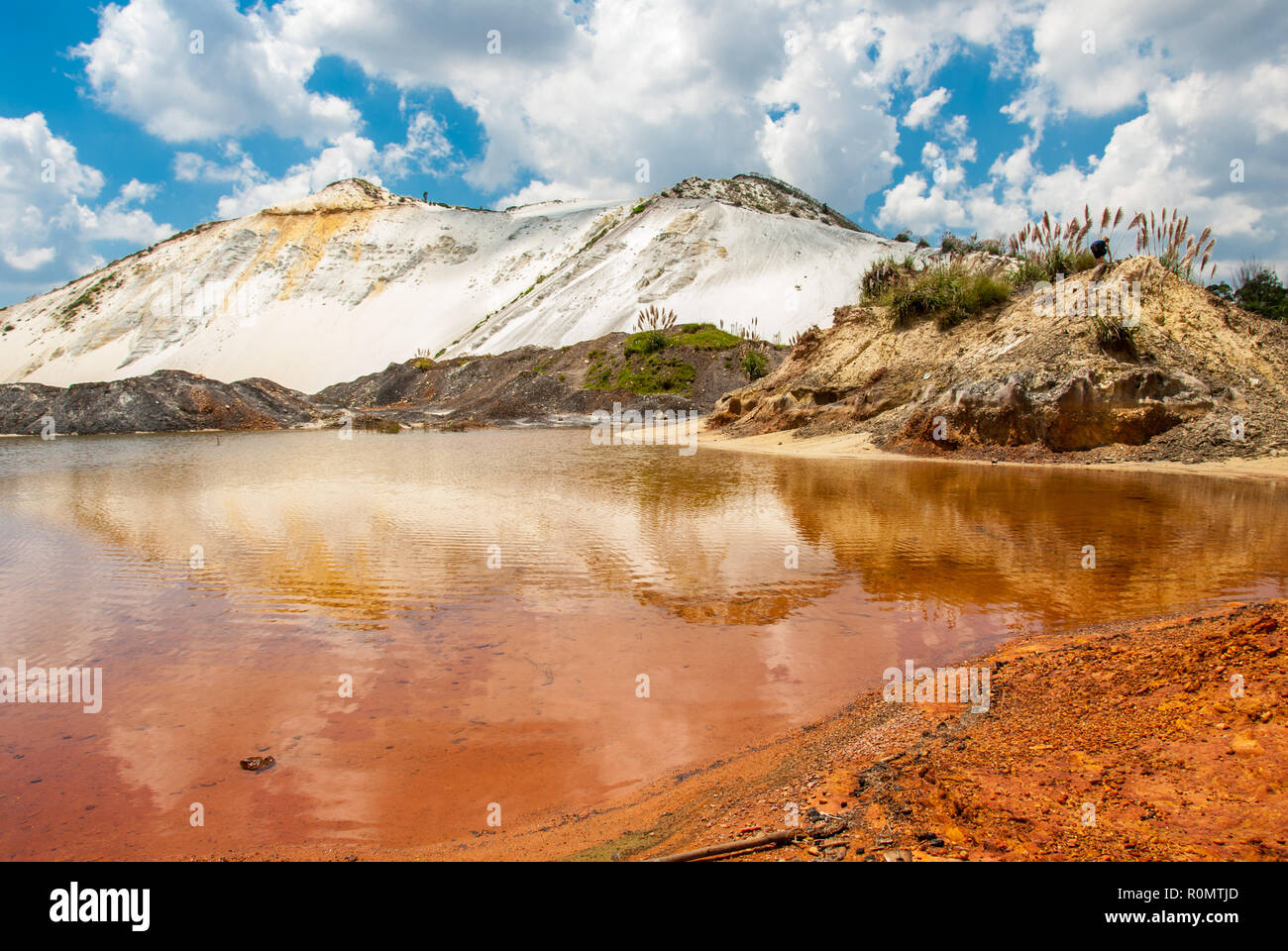 Beautiful gold mine dumps on the west Rand in South Africa Stock Photo ...