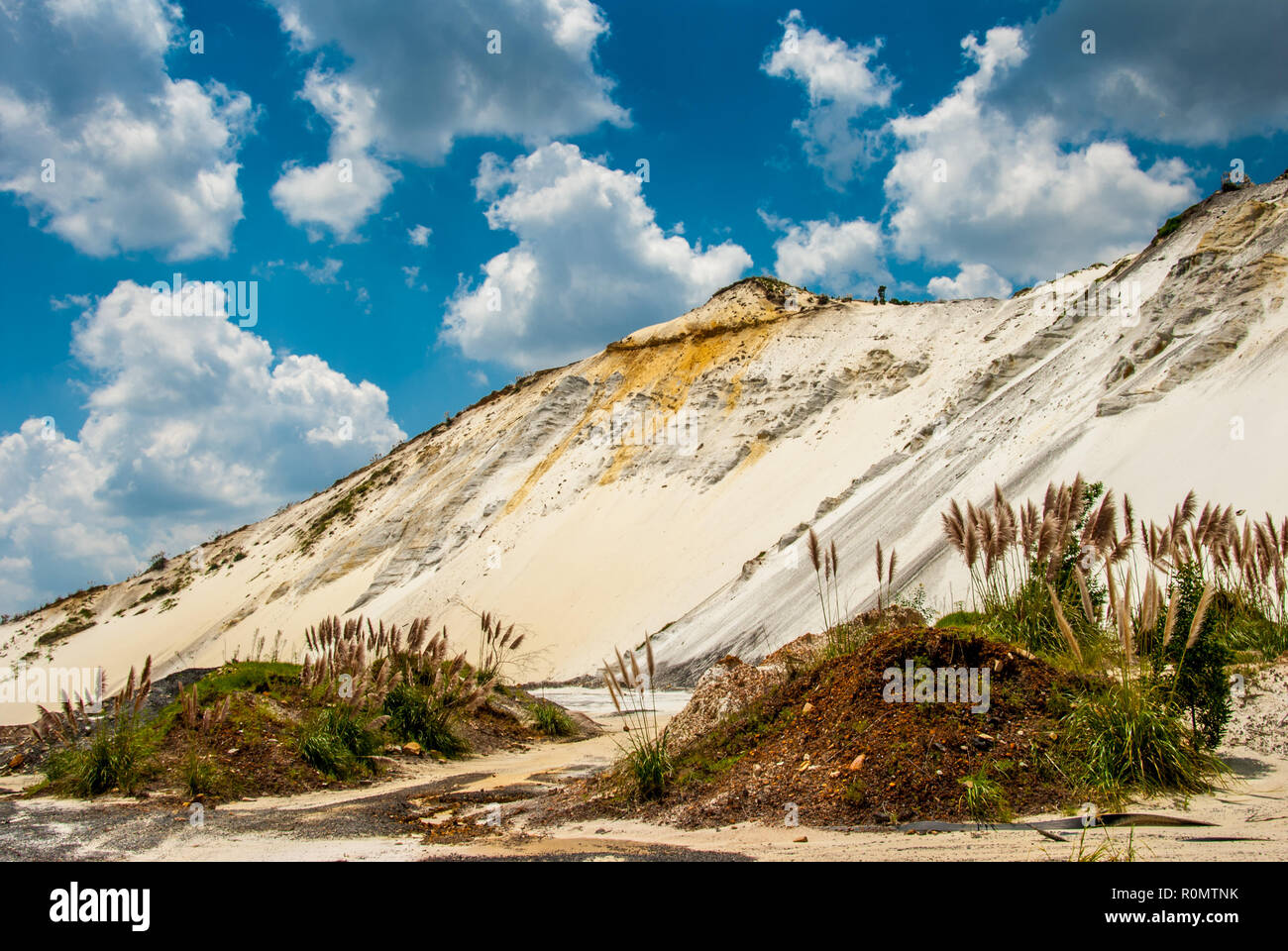 Beautiful gold mine dumps on the west Rand in South Africa Stock Photo ...