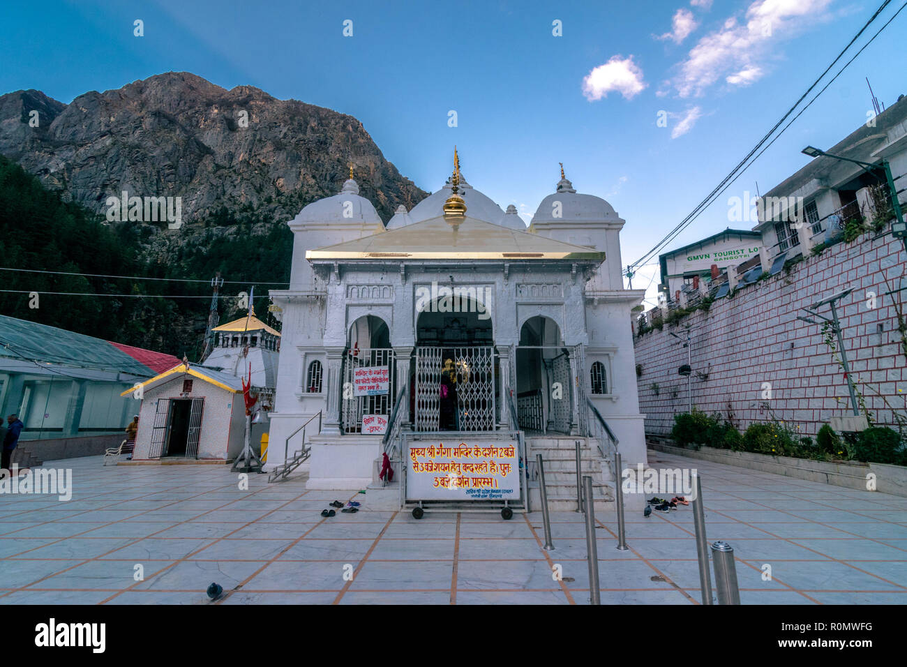 Gangotri temple hi-res stock photography and images - Alamy
