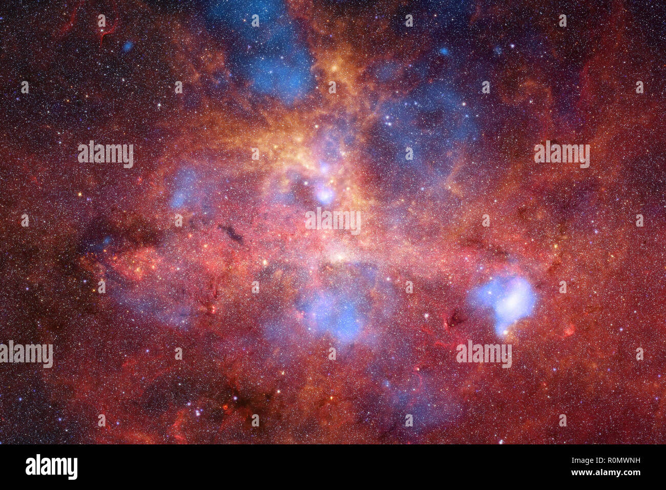 Awesome nebula. Billions of galaxies in the universe. Elements of this ...