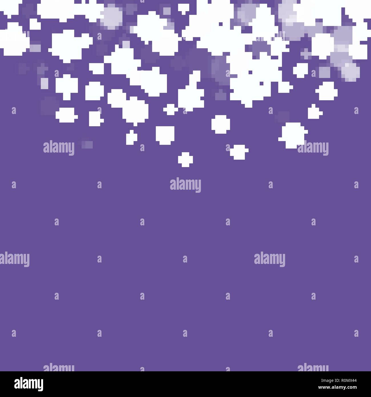 Christmas and New Year ultra violet snowflakes Stock Vector Image & Art ...