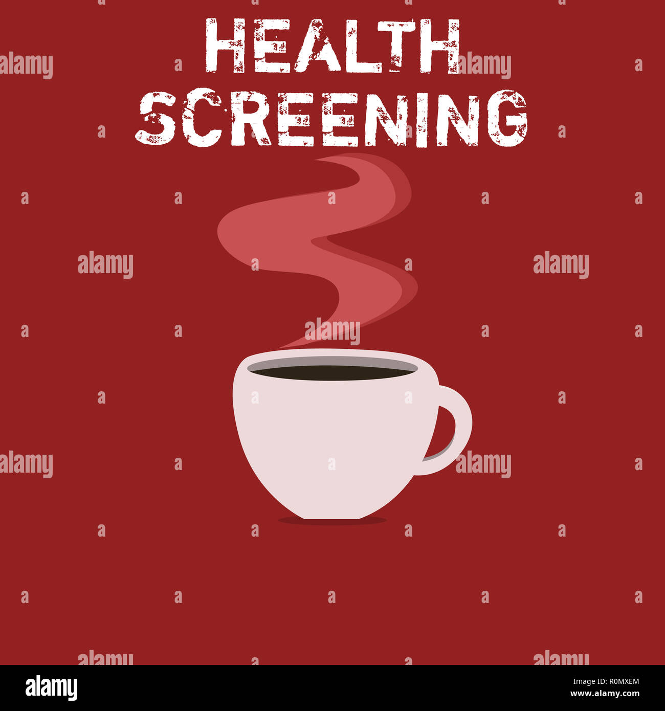 Text sign showing Health Screening. Conceptual photo targeted ...
