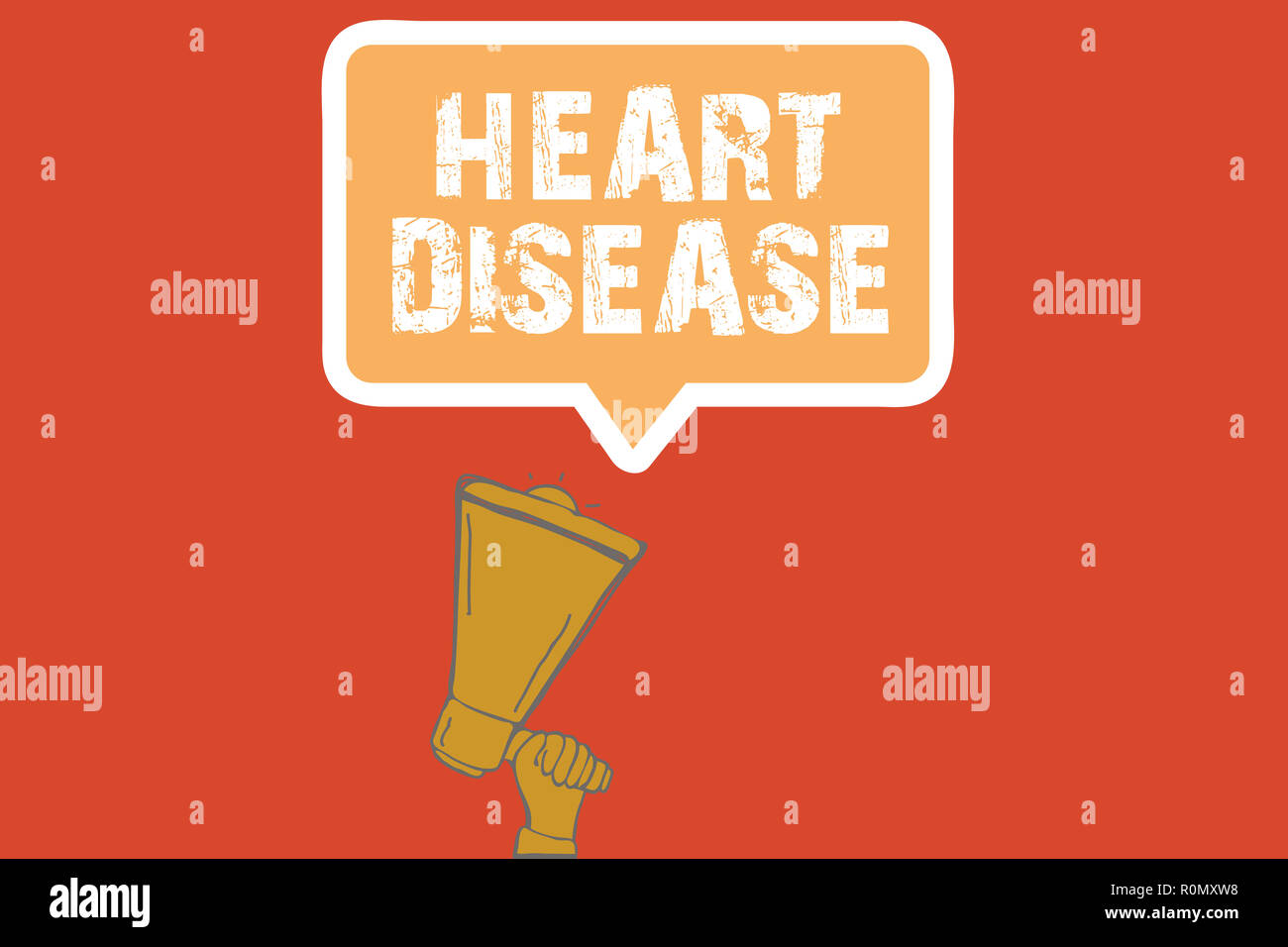 Text sign showing Heart Disease. Conceptual photo Heart disorder ...