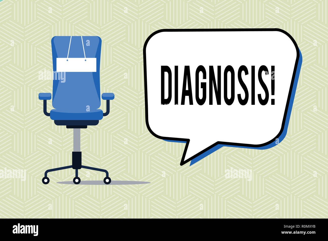 Writing note showing Diagnosis. Business photo showcasing ...