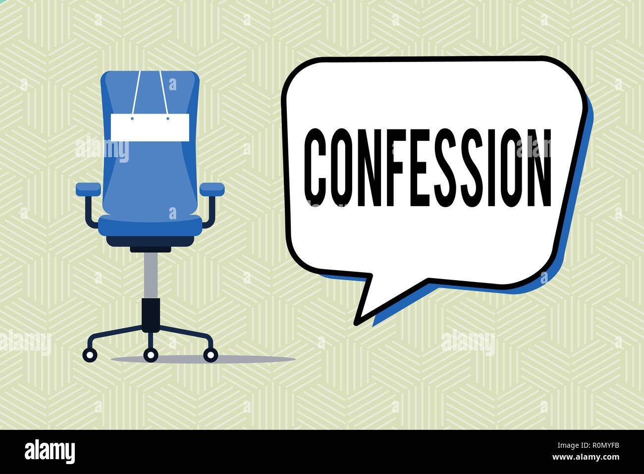 Writing note showing Confession. Business photo showcasing Statement ...