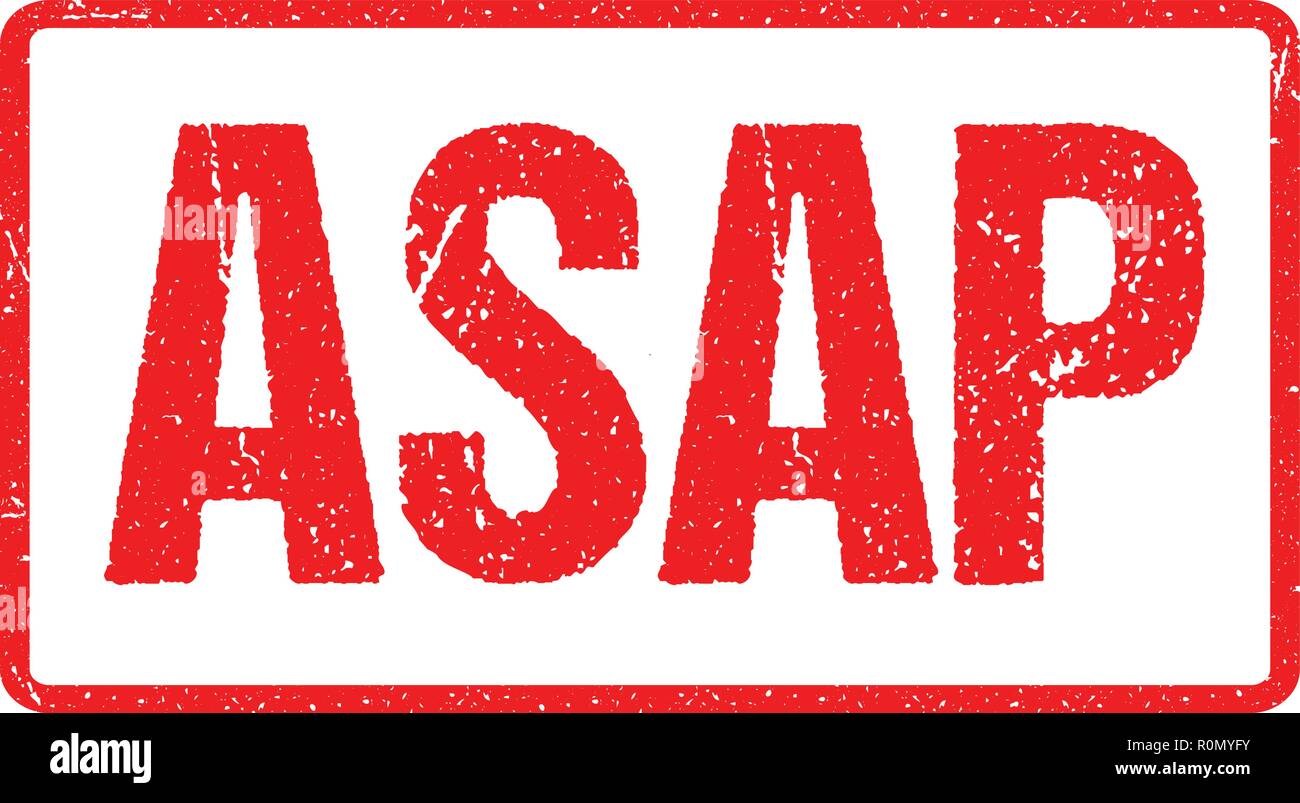 Asap stamp Stock Vector Images - Alamy