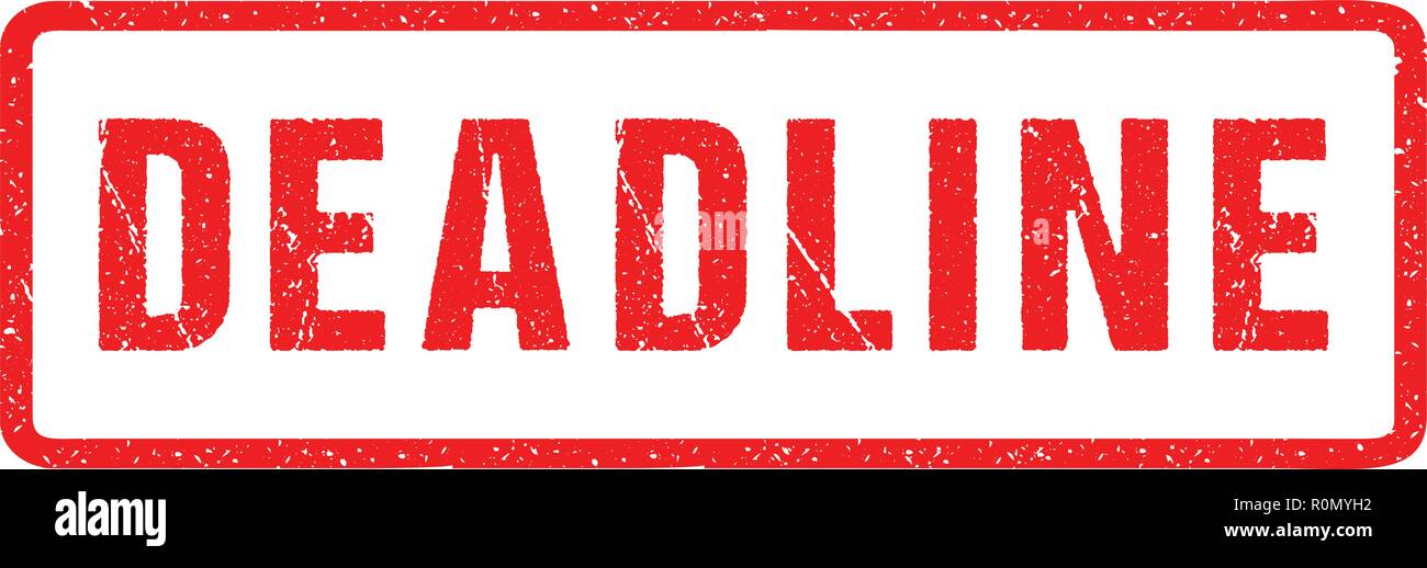 Deadline stamp hi-res stock photography and images - Alamy