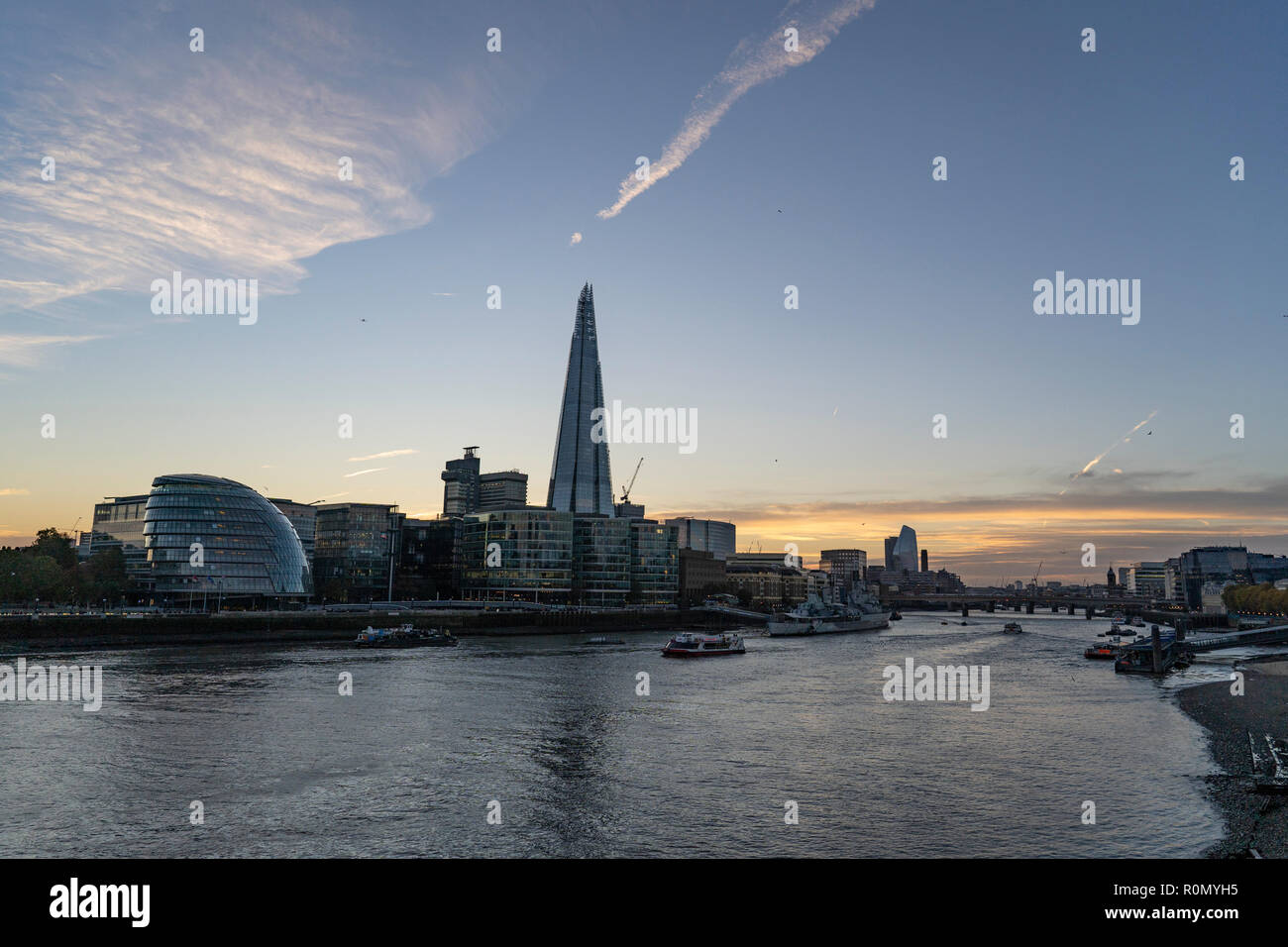Views of London Skyline Stock Photo - Alamy