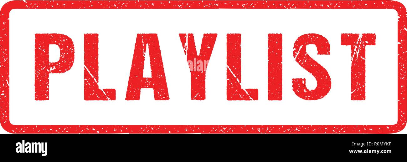 Playlist vector vectors hi-res stock photography and images - Alamy