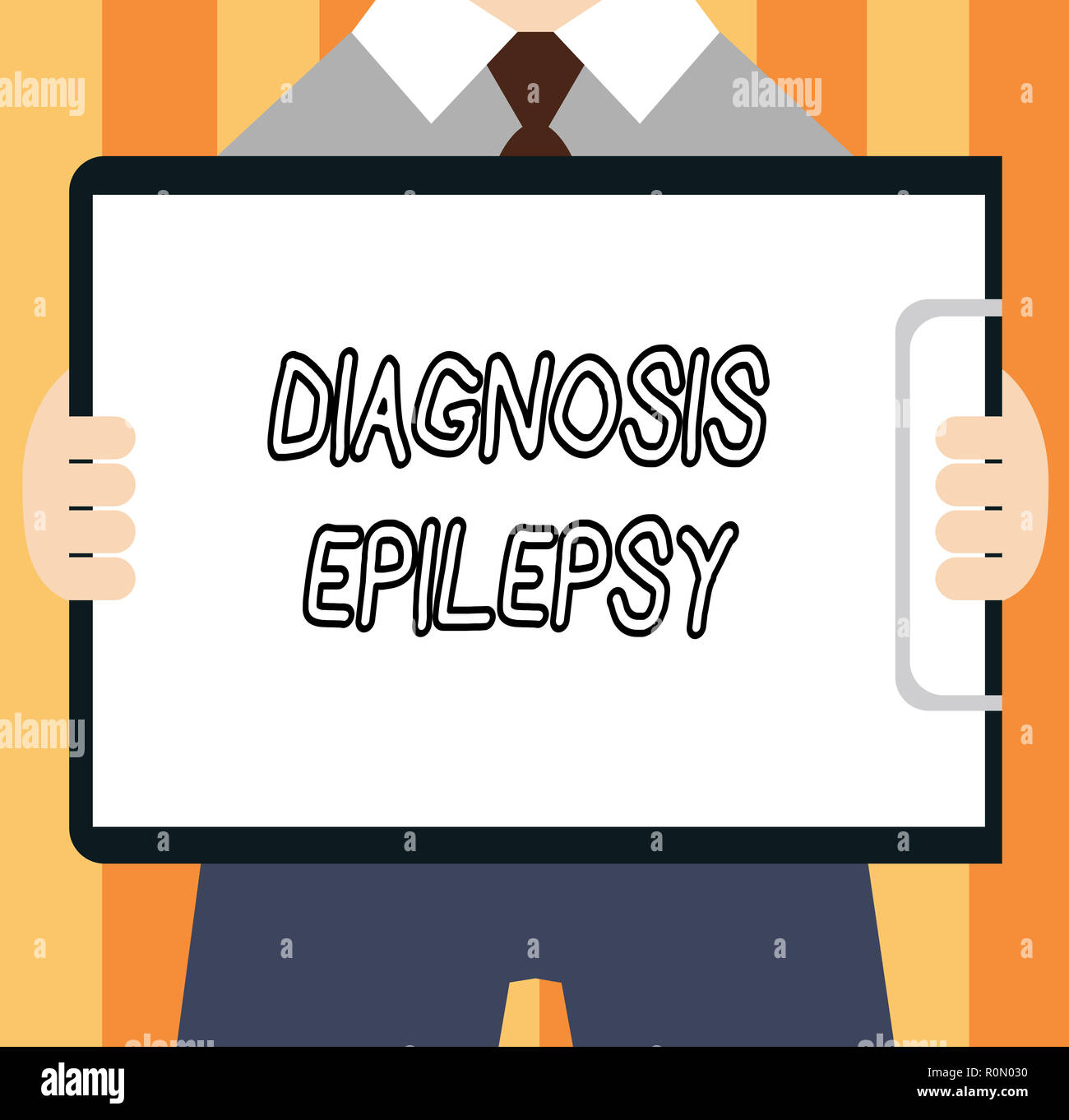 Word writing text Diagnosis Epilepsy. Business concept for disorder in ...