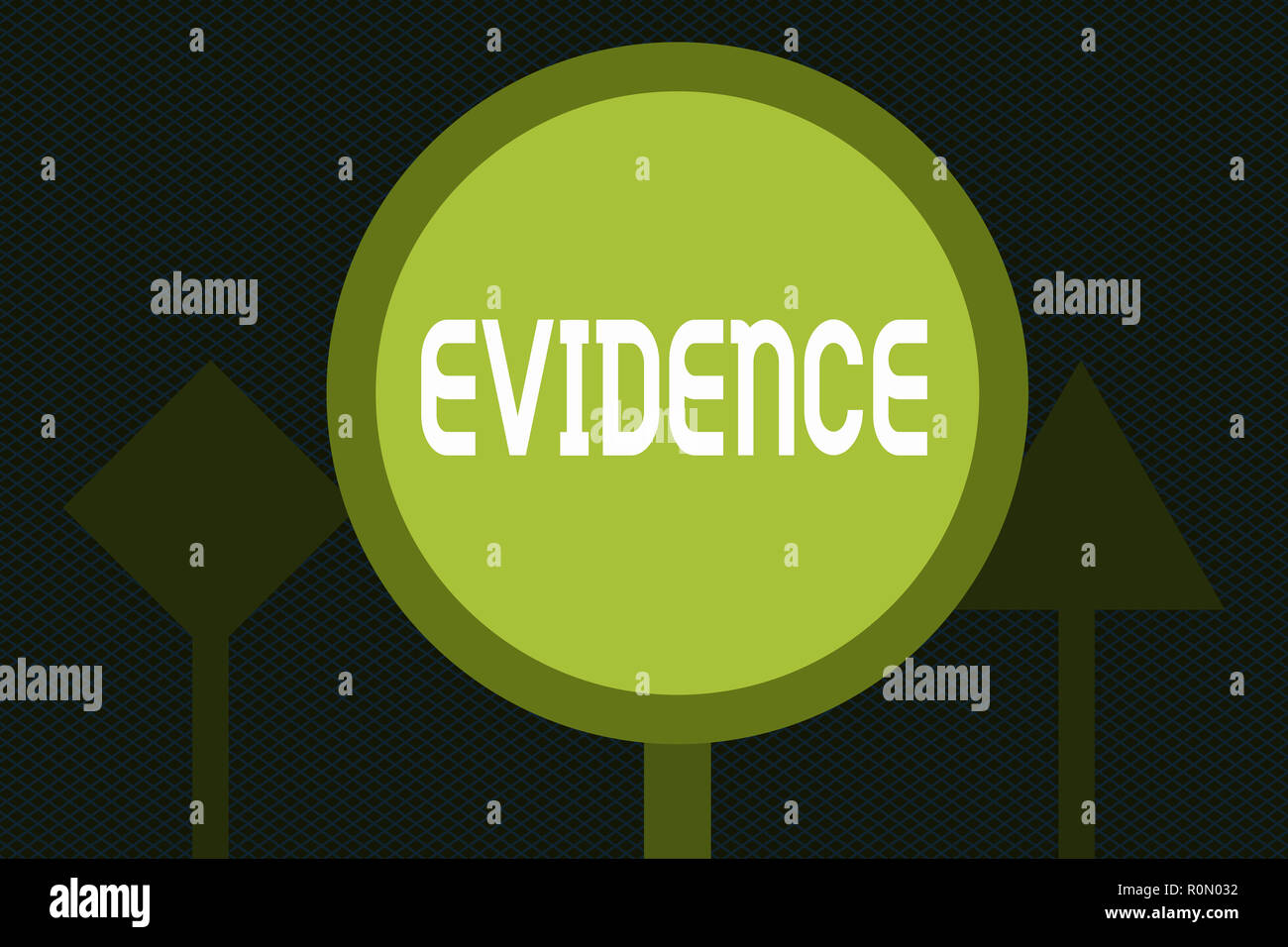 Writing note showing Evidence. Business photo showcasing available body ...