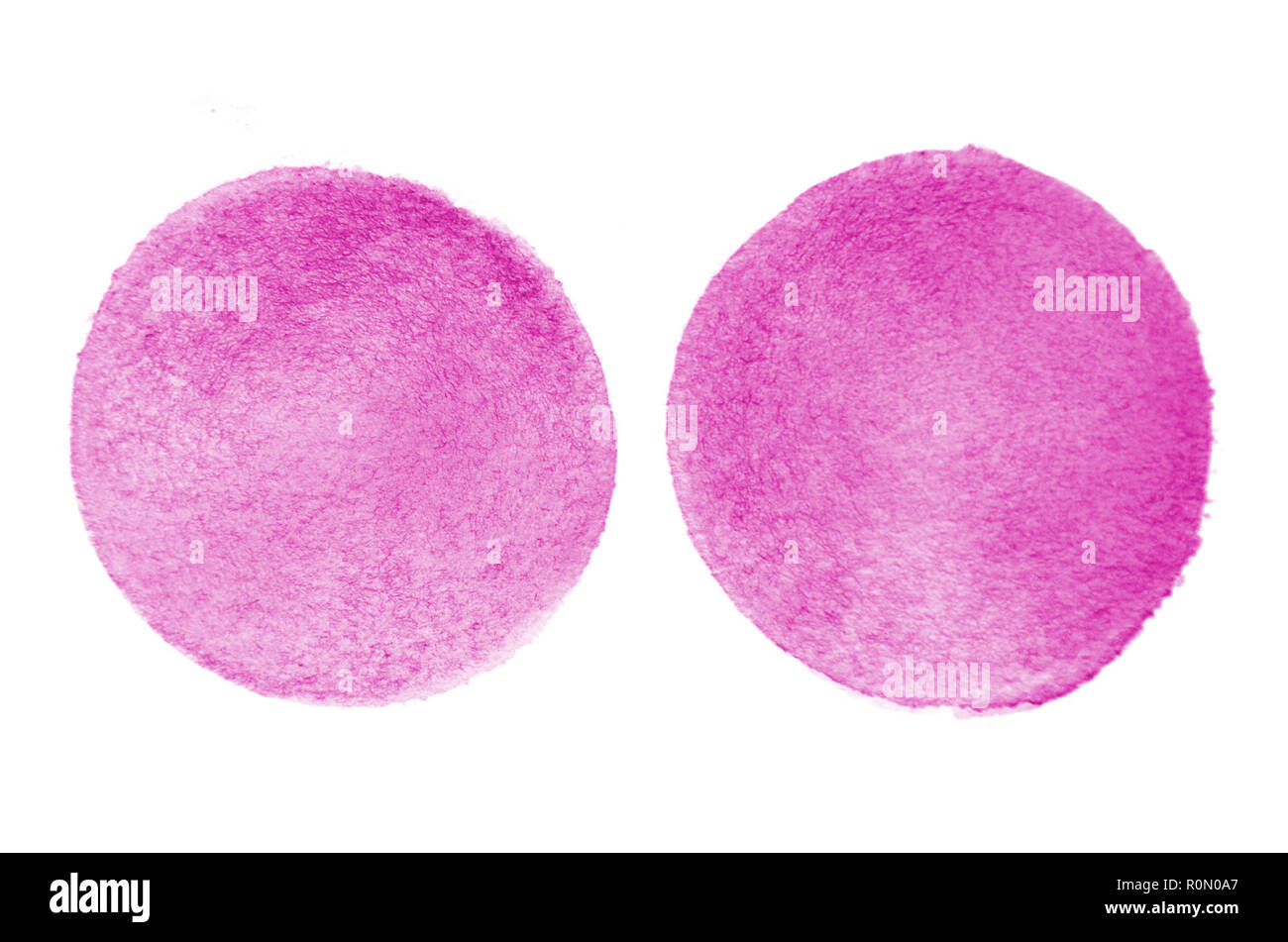 Background image of abstract watercolor spots forming a round shape of ...