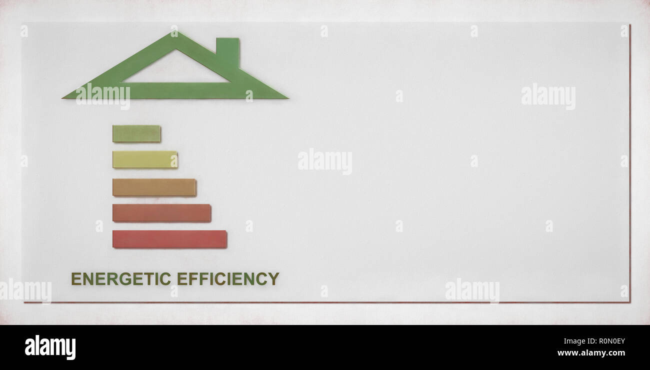 homes and buildings energy efficiency concept iluustration backdrop ...